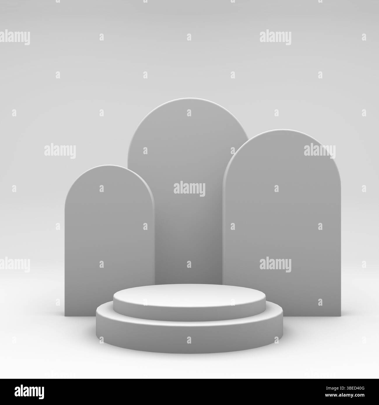 Minimalistic showcase with empty space. Design for product presentation ...