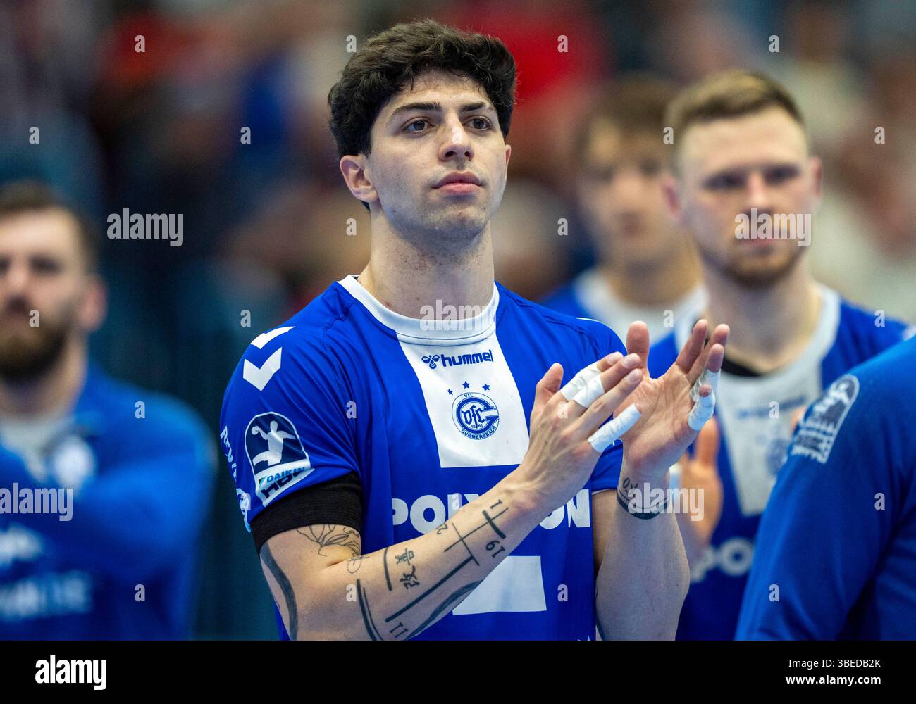 Gummersbach, Deutschland. 14th Jan, 2024. Milos Vujovic (VfL ...