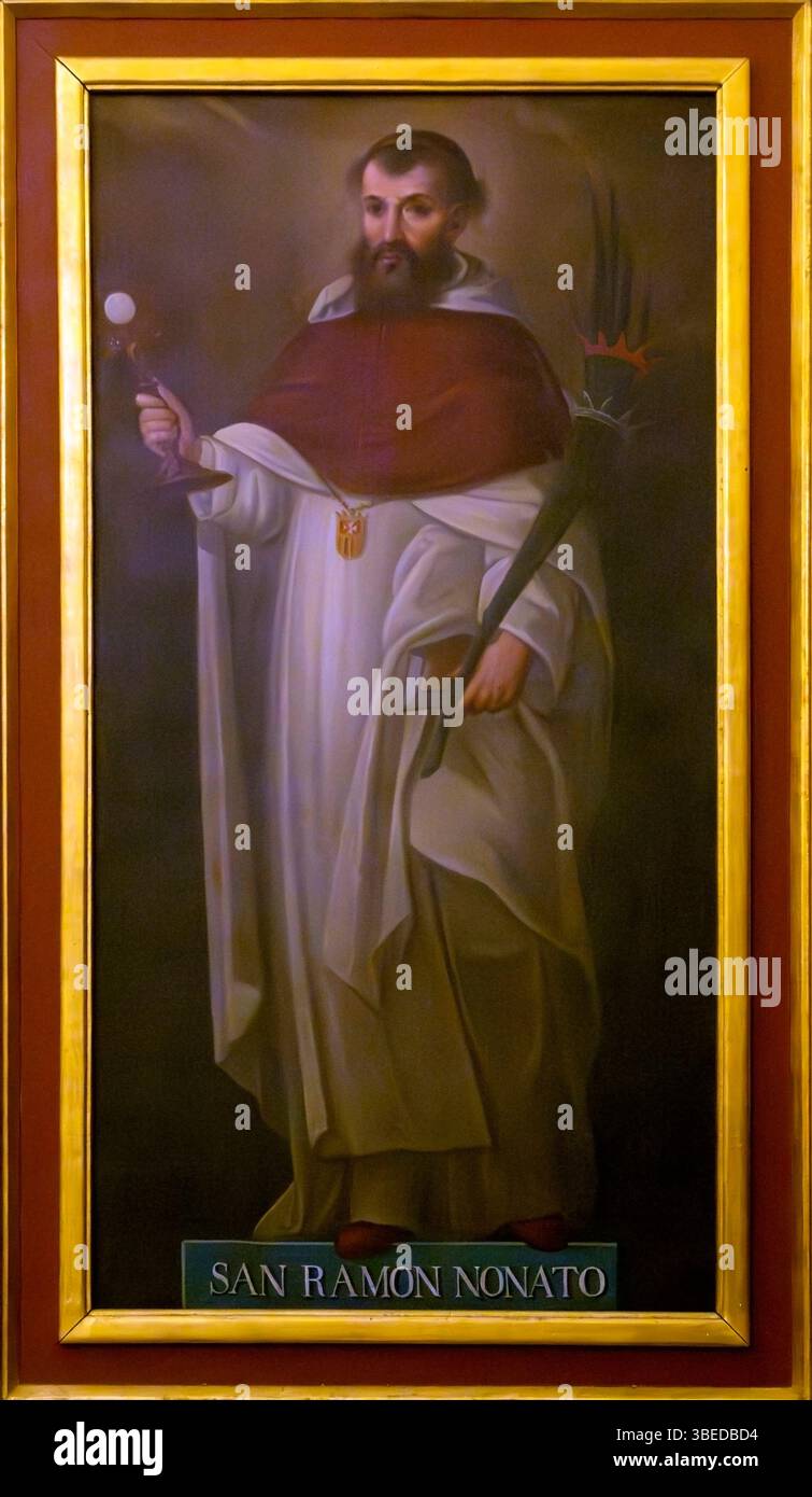 San Ramon Nonato painting in the Sagrario Metropolitano next to the ...