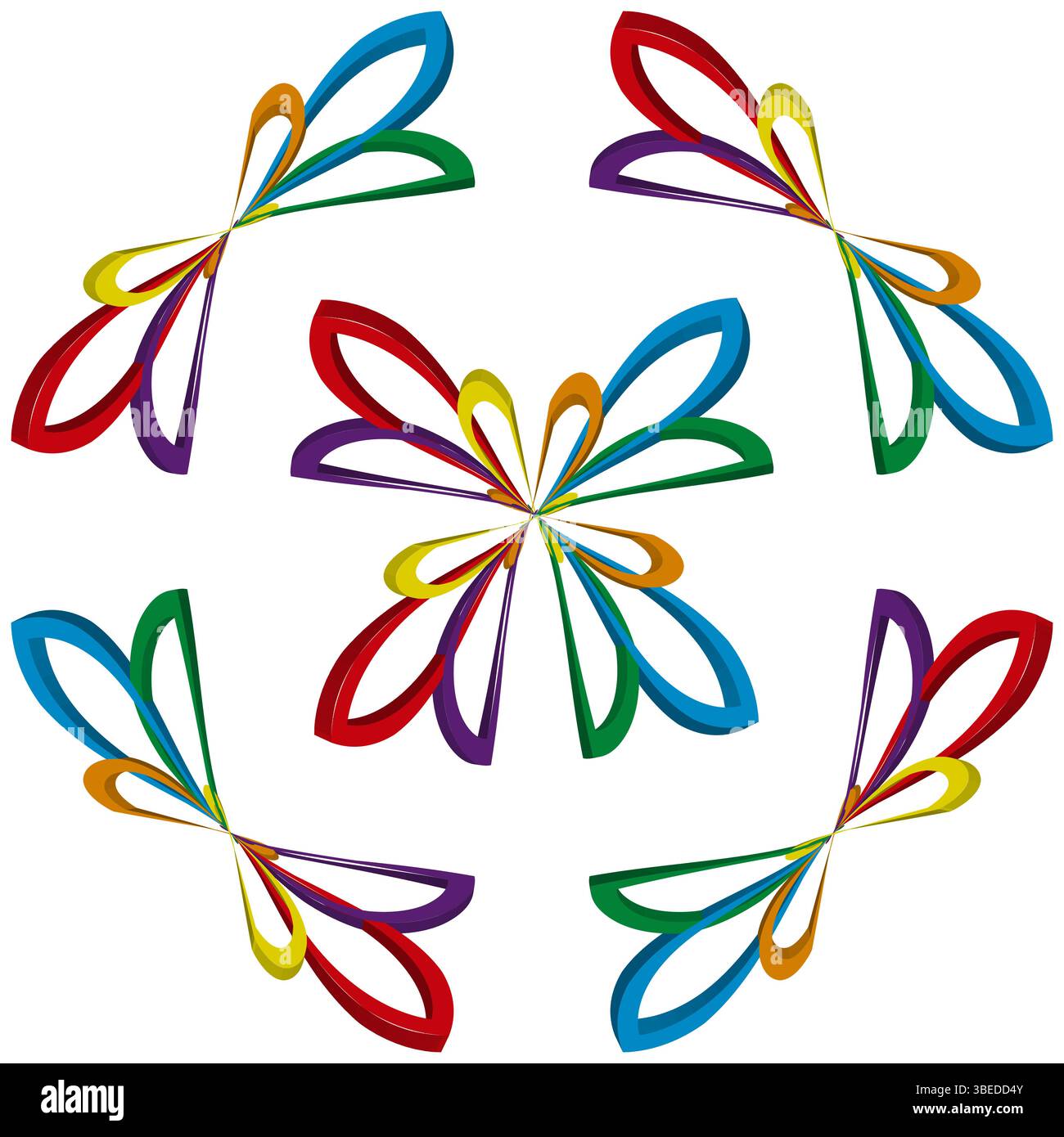 Flower cluster form Stock Vector Images - Alamy