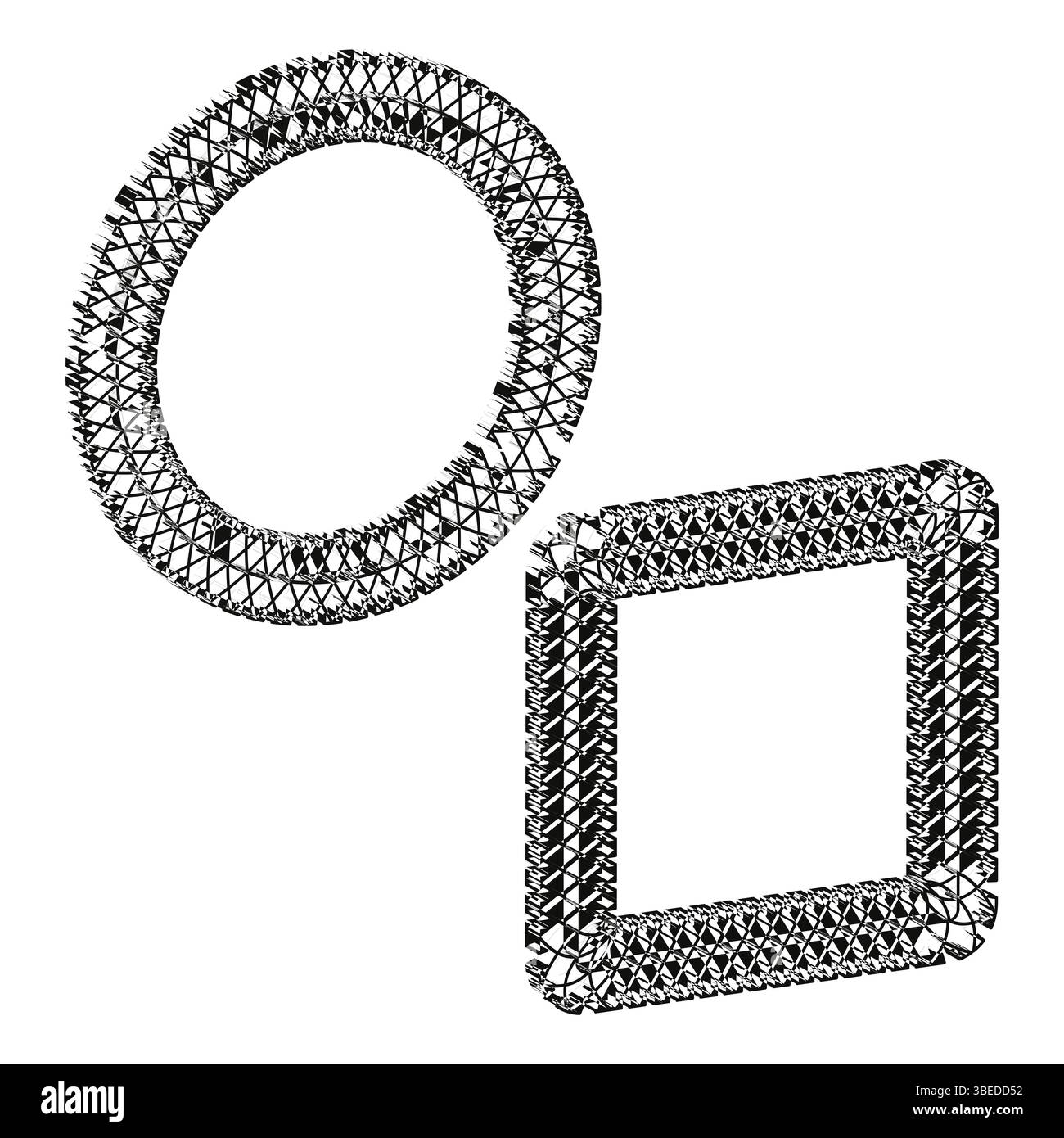 Polished metal chain Stock Vector Images - Alamy