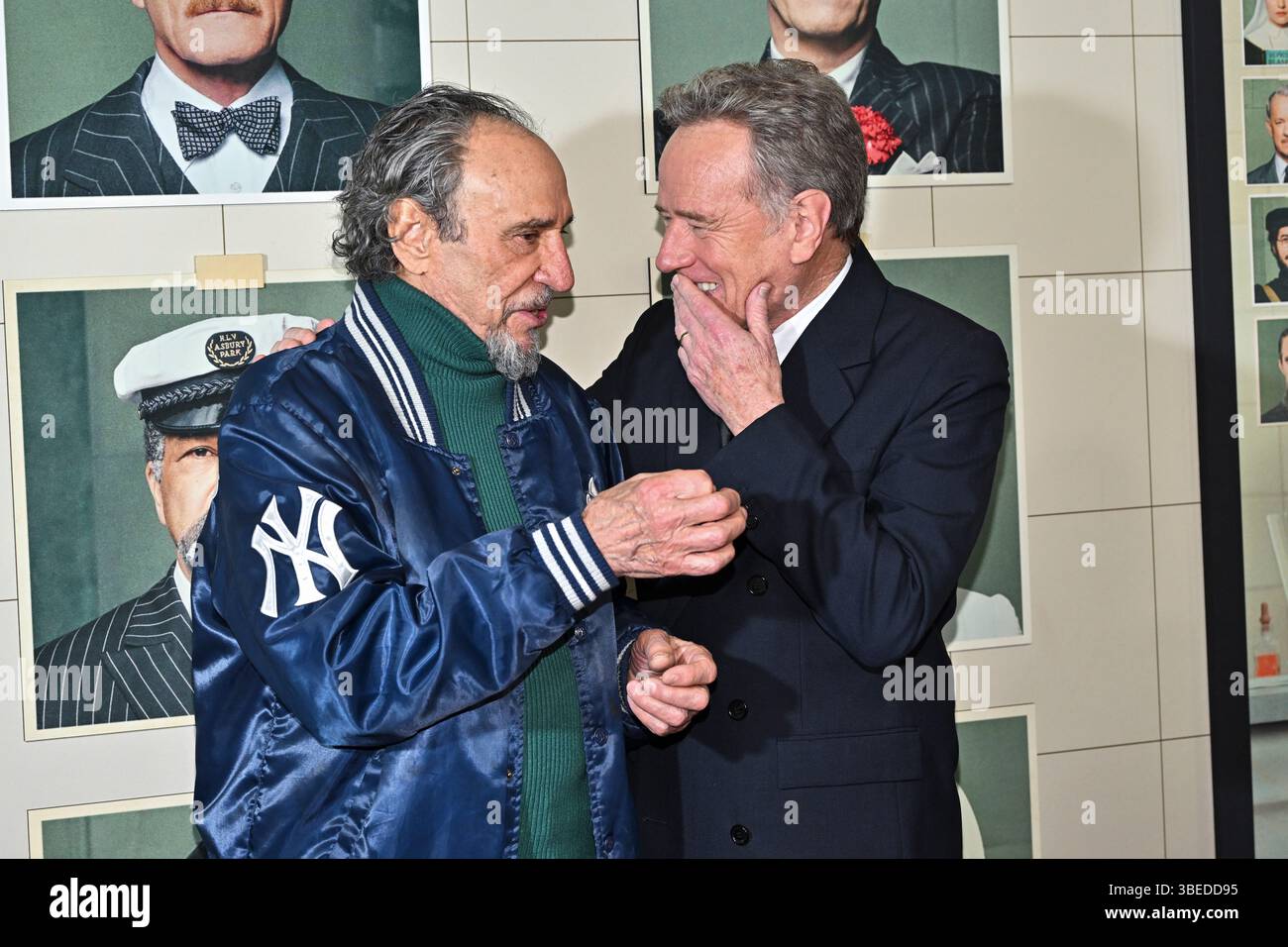F. Murray Abraham, left, and Bryan Cranston attend the Focus Features ...