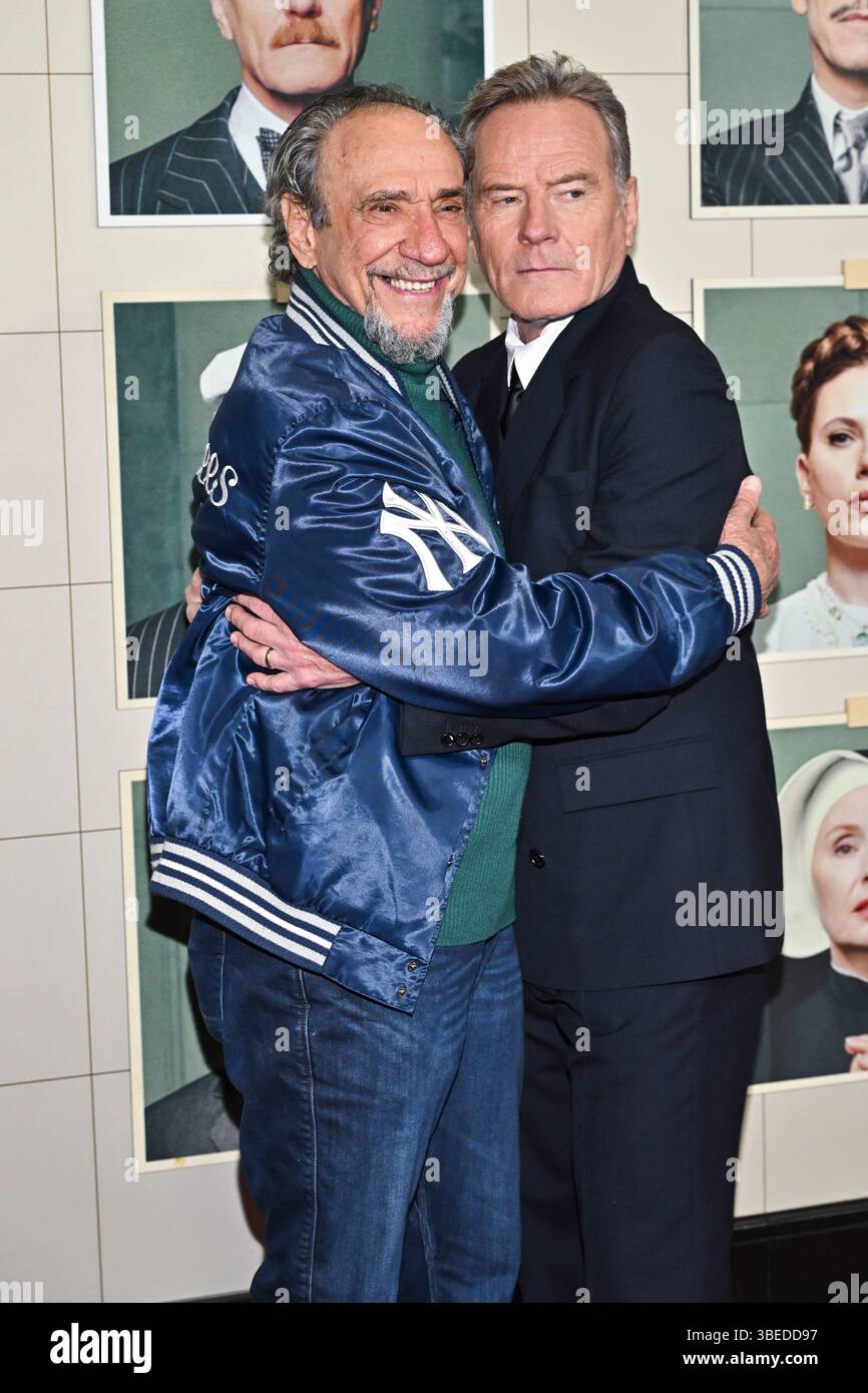 F. Murray Abraham, left, and Bryan Cranston attend the Focus Features ...