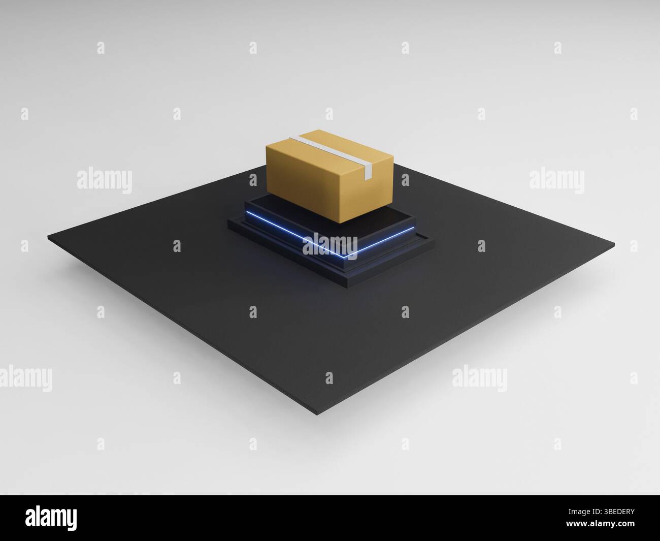 Delivery box isometric style hi-res stock photography and images - Alamy