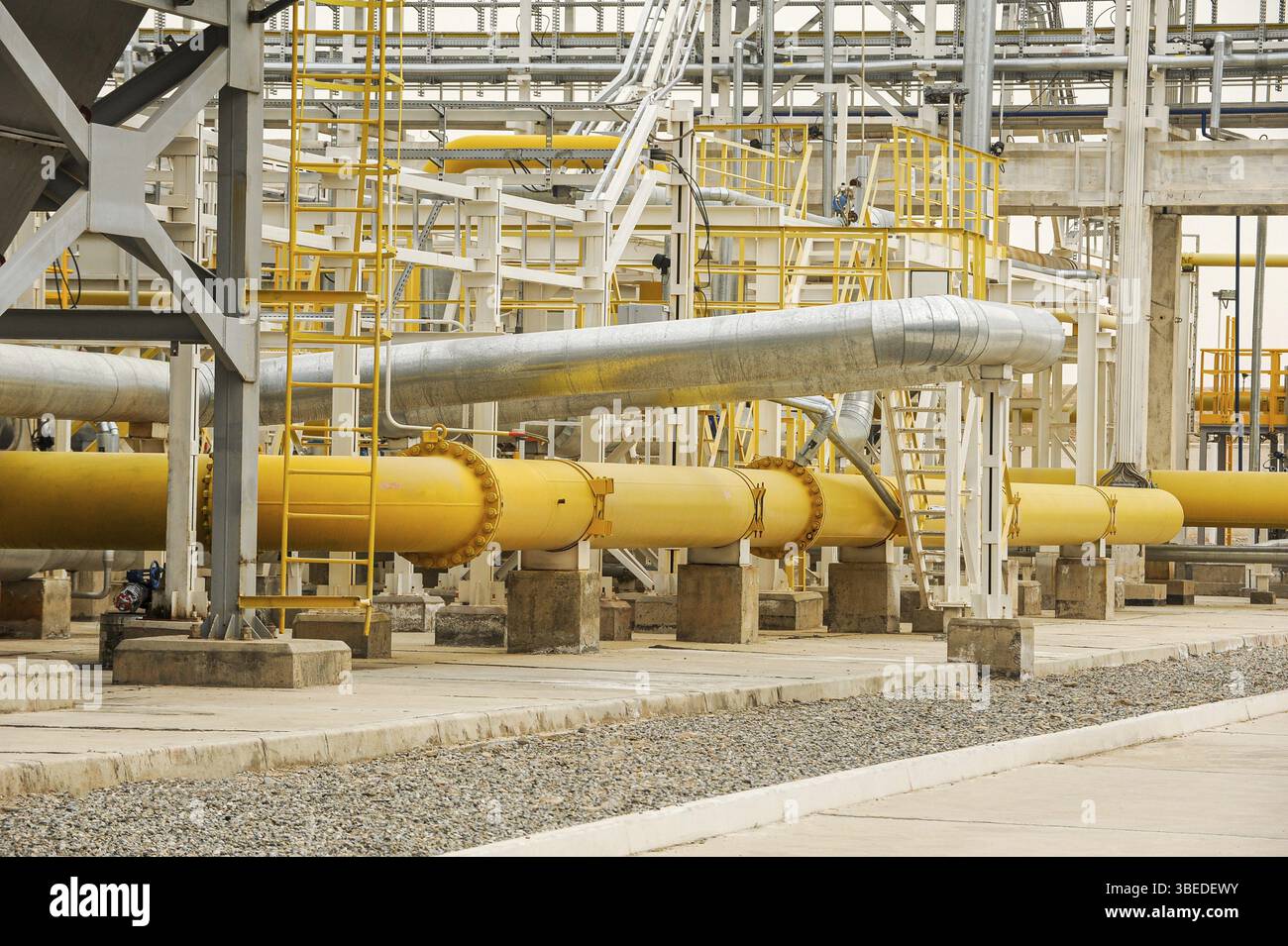 A pipelines in oil and gas engineering and industrial construction ...