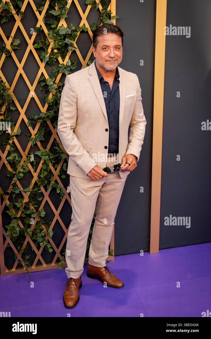 Enrique Arce attends to 'Matices' premiere at Callao Cinema on May 28 ...