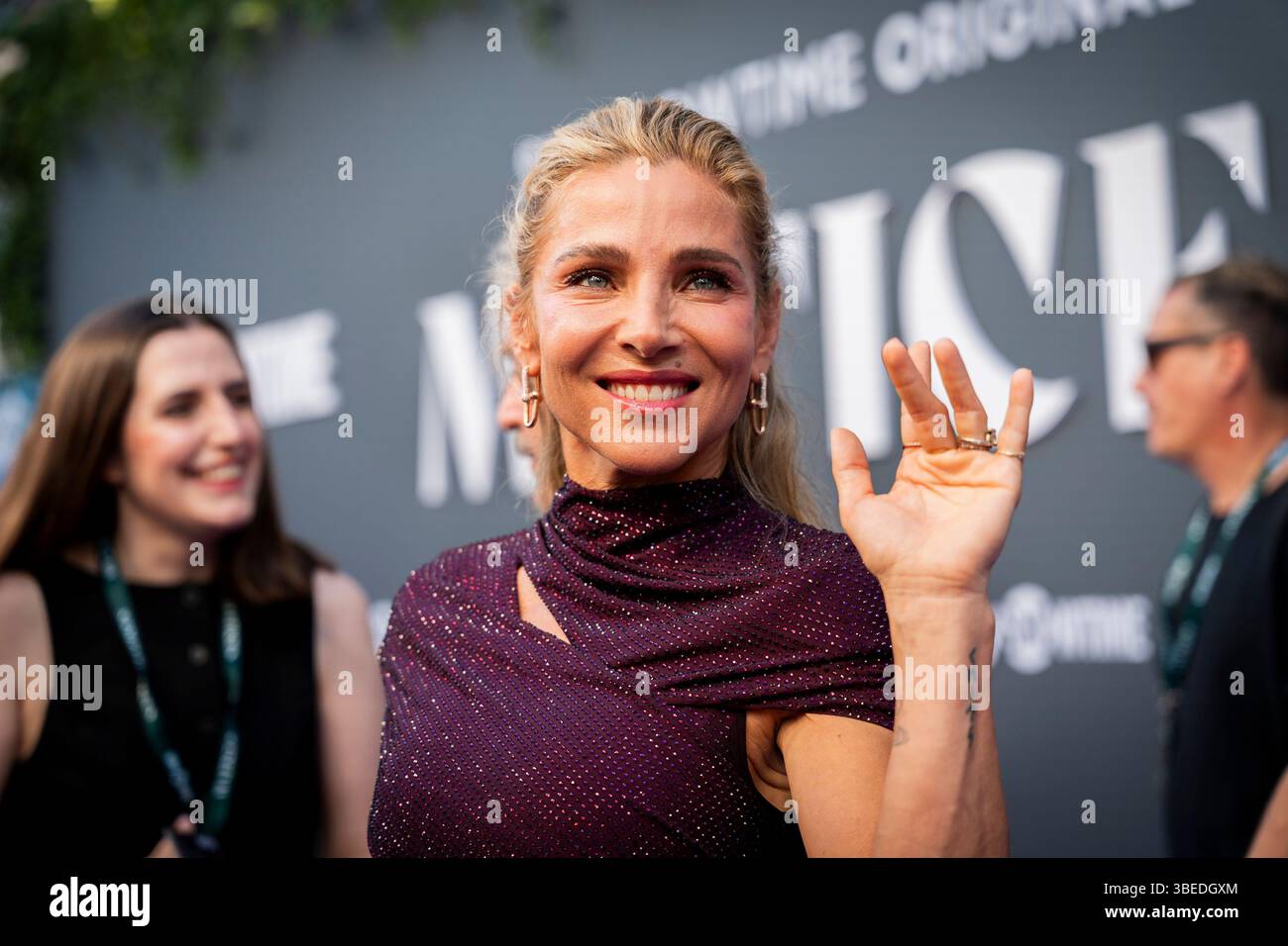 Elsa Pataky attends to 'Matices' premiere at Callao Cinema on May 28, 2025 in Madrid, Spain ...