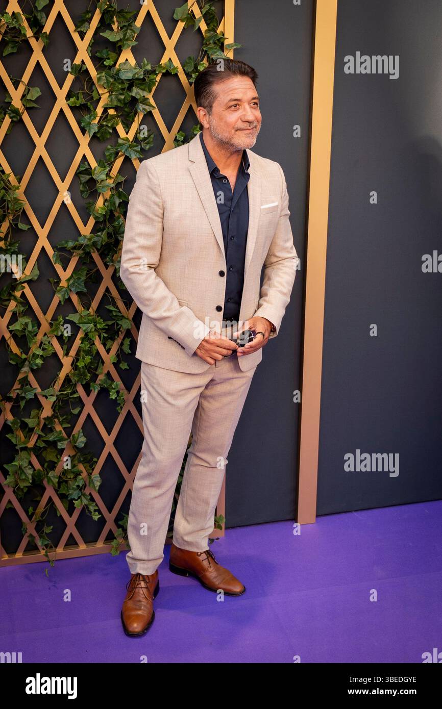 Enrique Arce attends to 'Matices' premiere at Callao Cinema on May 28 ...