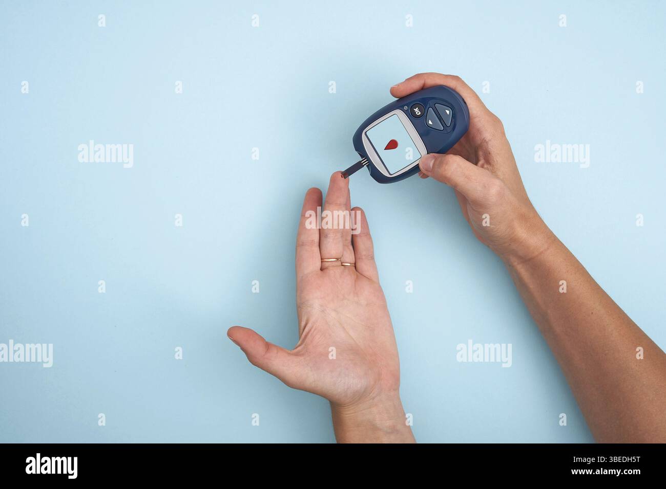 Healthy lifestyle concept. Health care. Medical diabetes meter ...