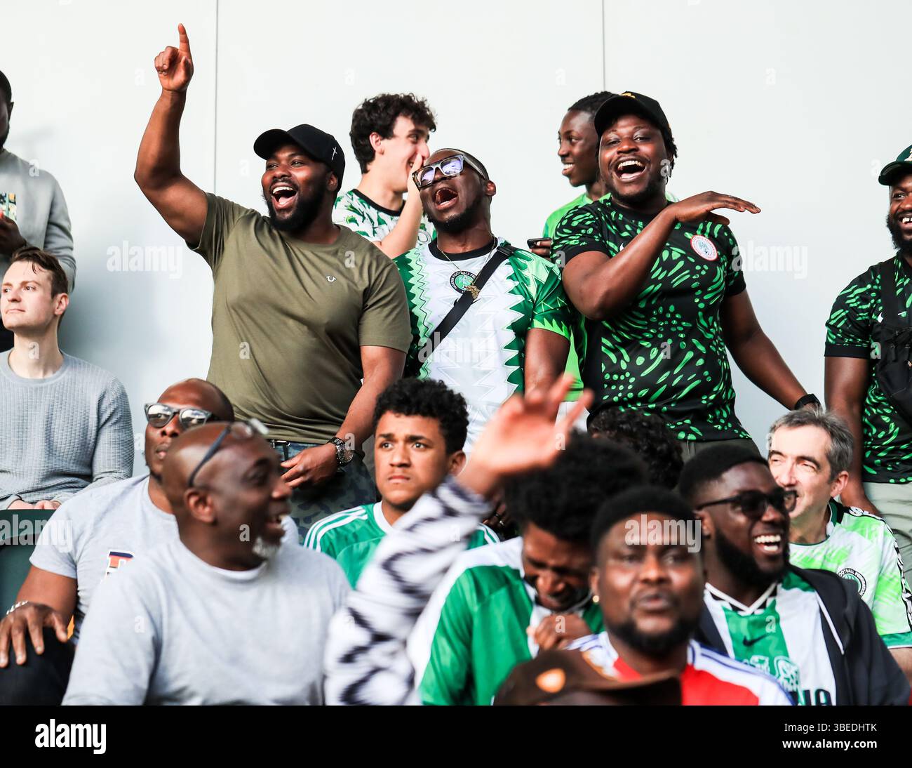 Brentford, England, 28th May, 2025, Semi Ajayi celebrates scoring for ...