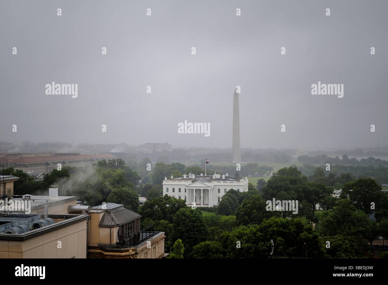 View of the White House. Washington, May 28, 2025. Photographed on ...
