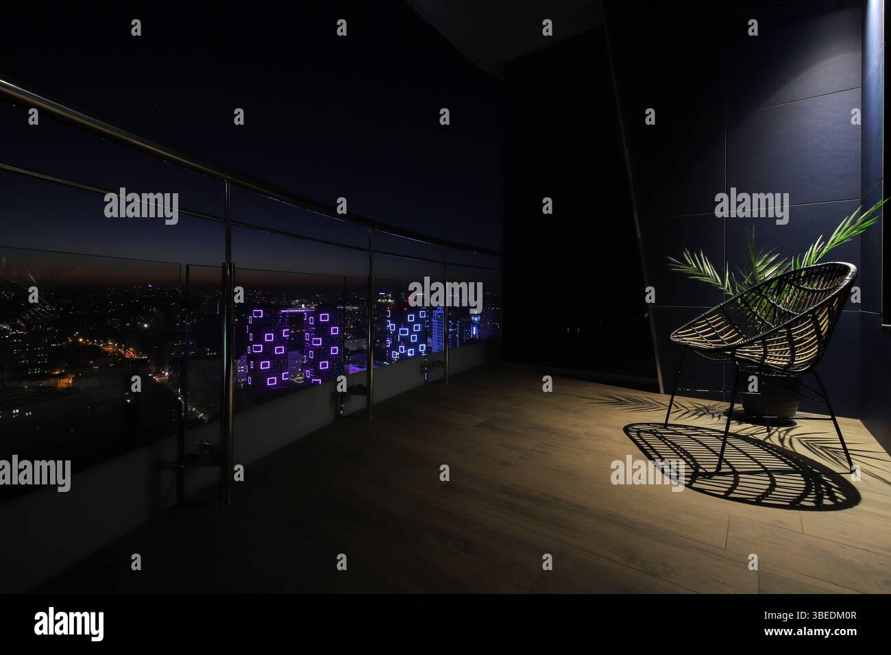 Night terrace interior hi-res stock photography and images - Alamy