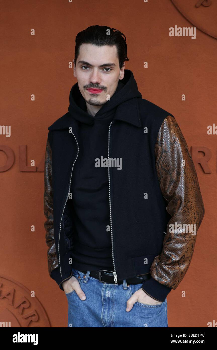 Paris, France. 28th May, 2025. Elias Medini at Village for night session during the 2025 French ...