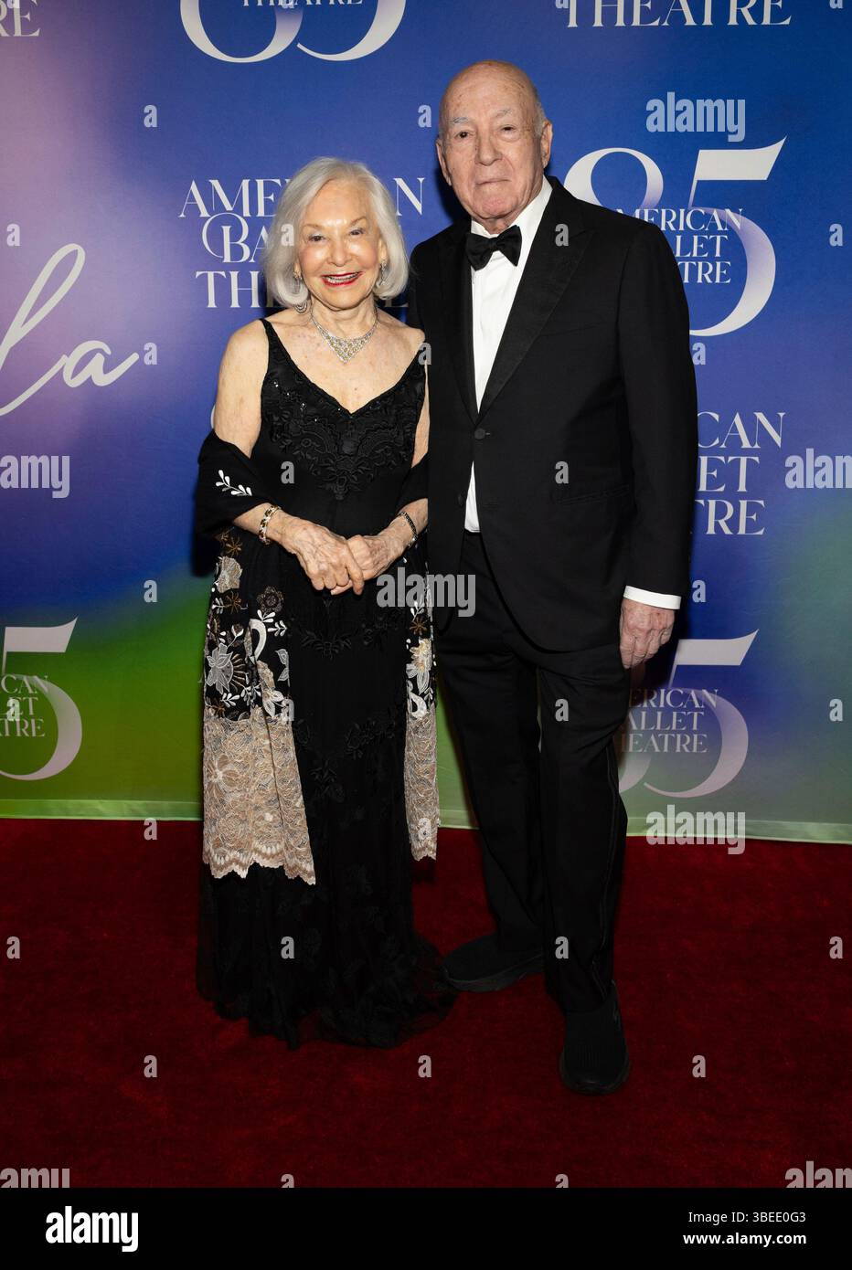 Susan Feinstein, left, and Leonard Feinstein attend the American Ballet ...