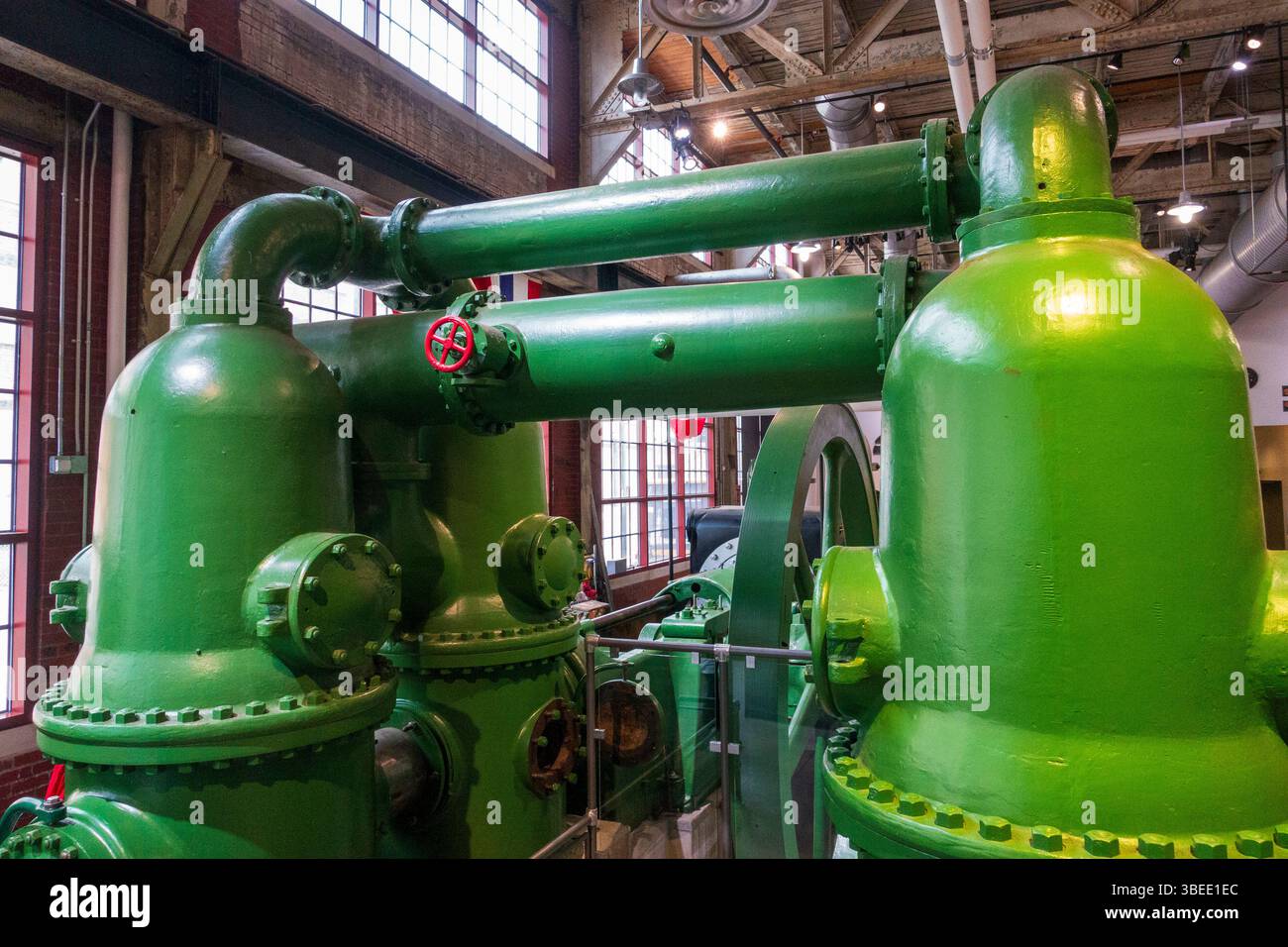 Bethlehem, PA - US - May 25, 2025 The massive 115-ton 1913 Corliss ...