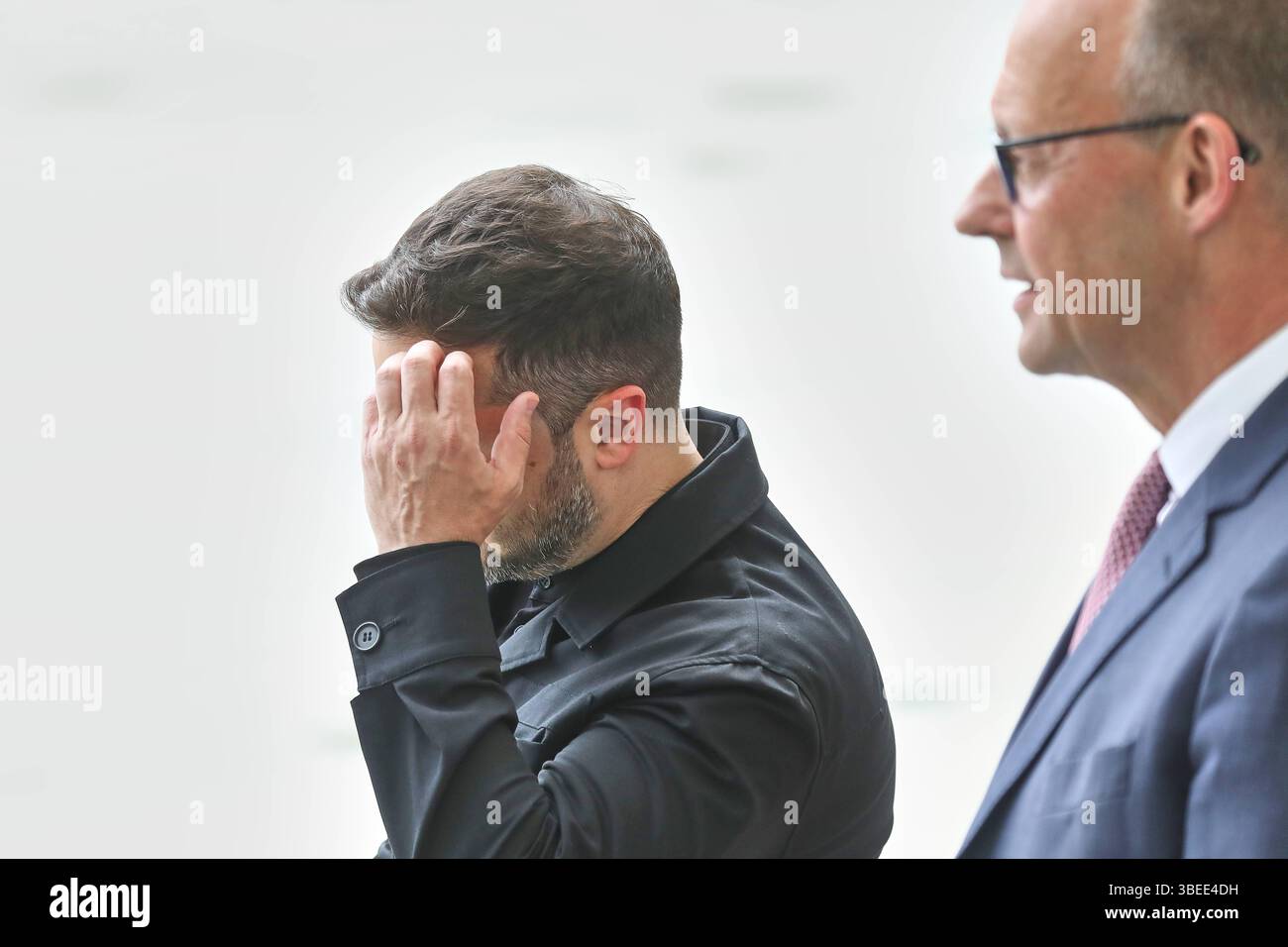 Berlin, Deutschland, 28.05.2025: Bundeskanzleramt: Besuch des ukrainischen Präsidenten ...