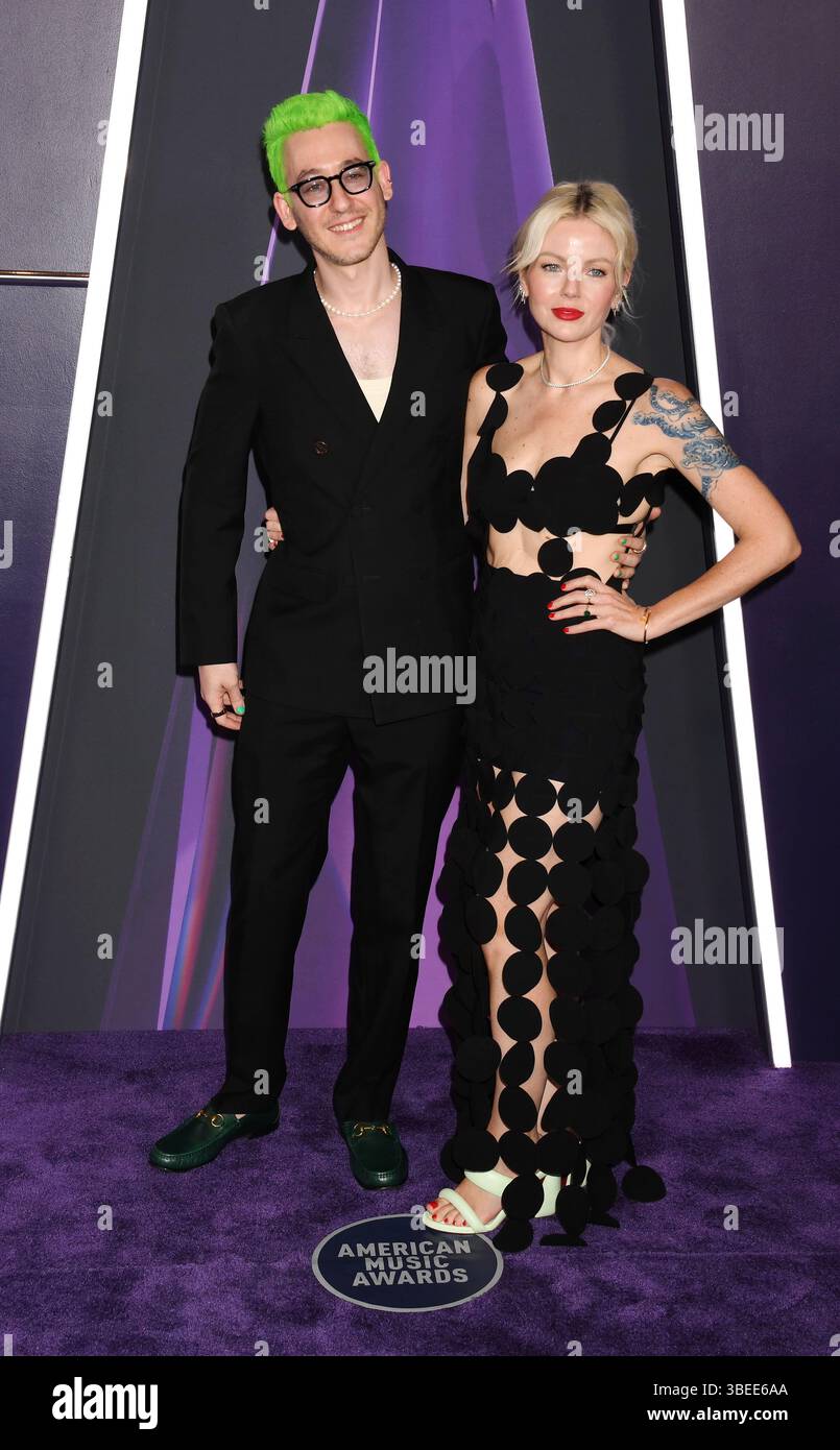 LAS VEGAS, NEVADA - MAY 26: Sam Haft and guest attend the 2025 American ...