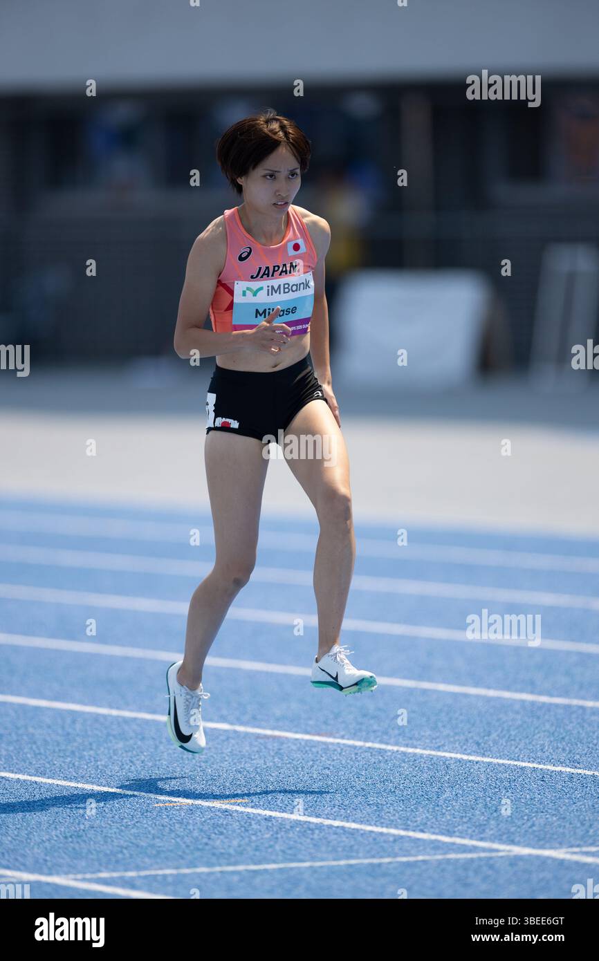 Midori Mikase (JPN) May 27, 2025 - Athletics : 26th Asian Athletics ...
