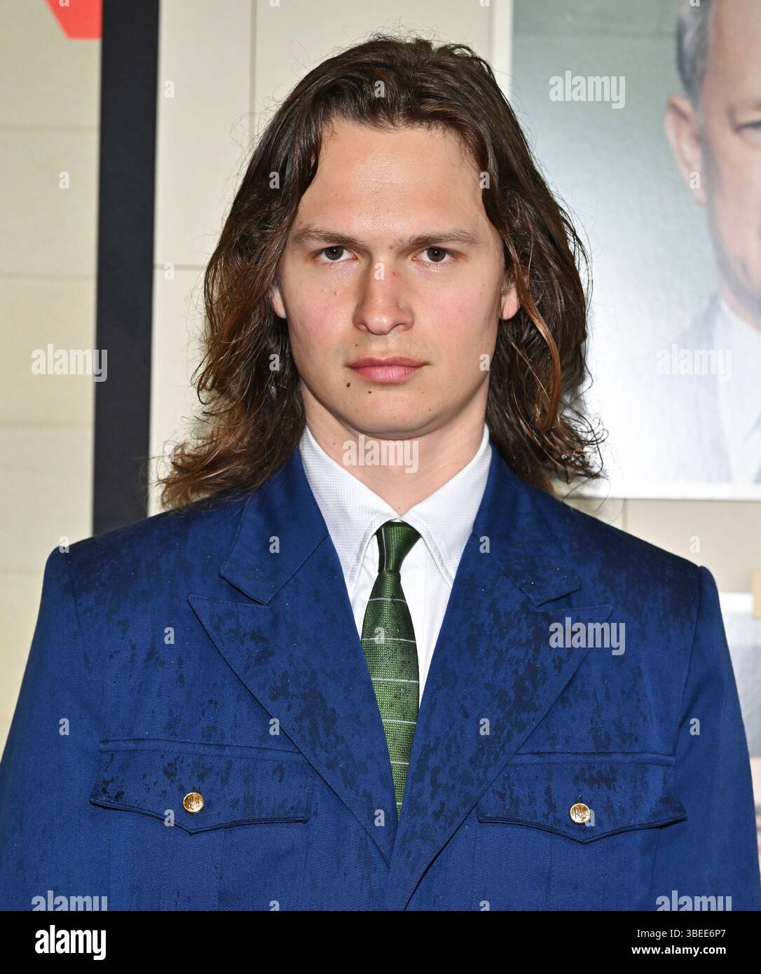 Ansel Elgort attends the Focus Features' premiere of "The Phoenician ...
