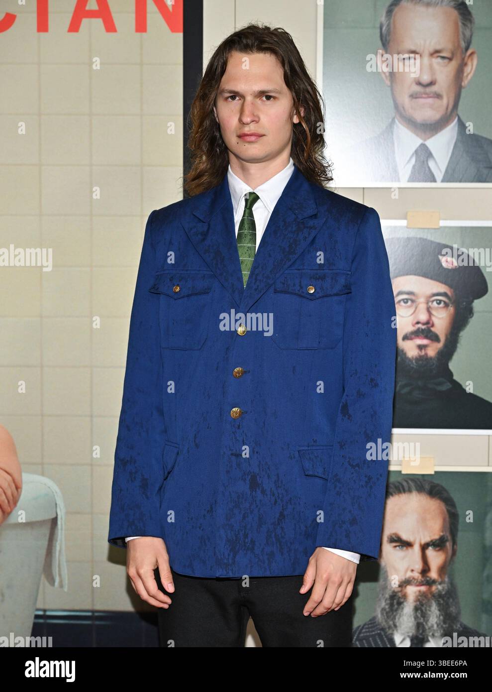 Ansel Elgort attends the Focus Features' premiere of "The Phoenician ...
