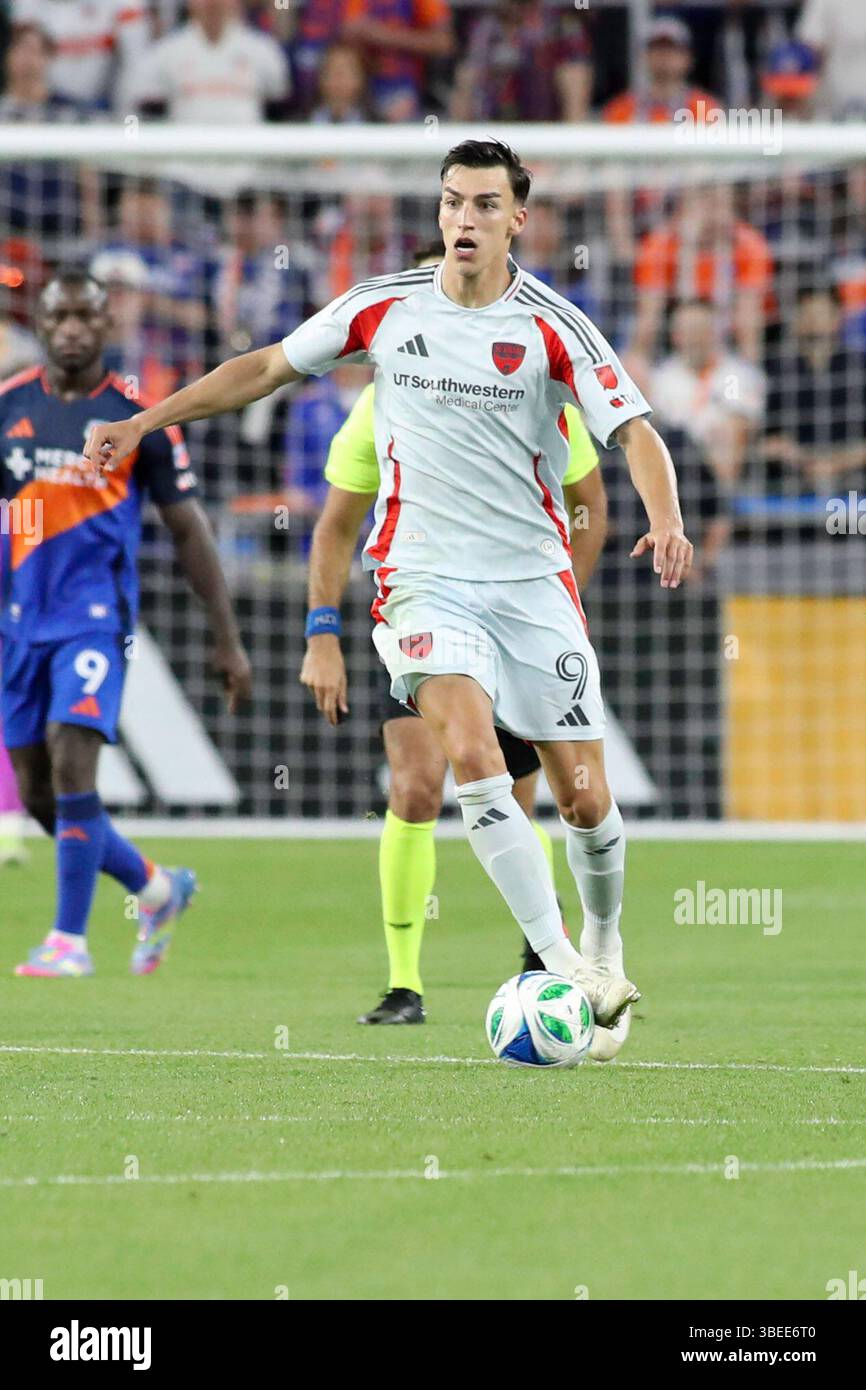 May 28, 2025: FC Dallasâ€™ Petar Musa during an MLS soccer game between ...