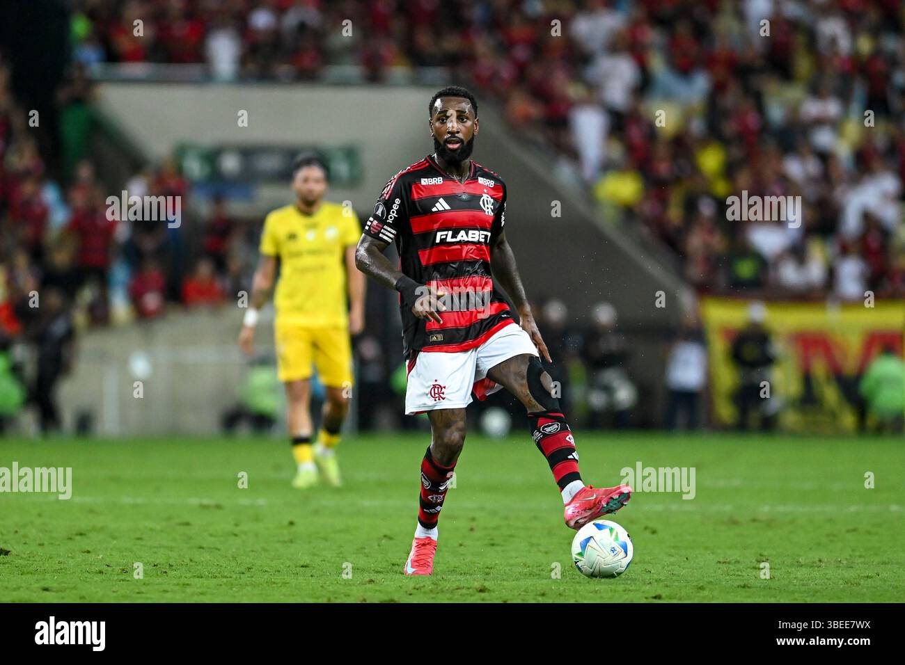Rio de Janeiro, Brazil - May 28, 2025, Gerson during the match against ...
