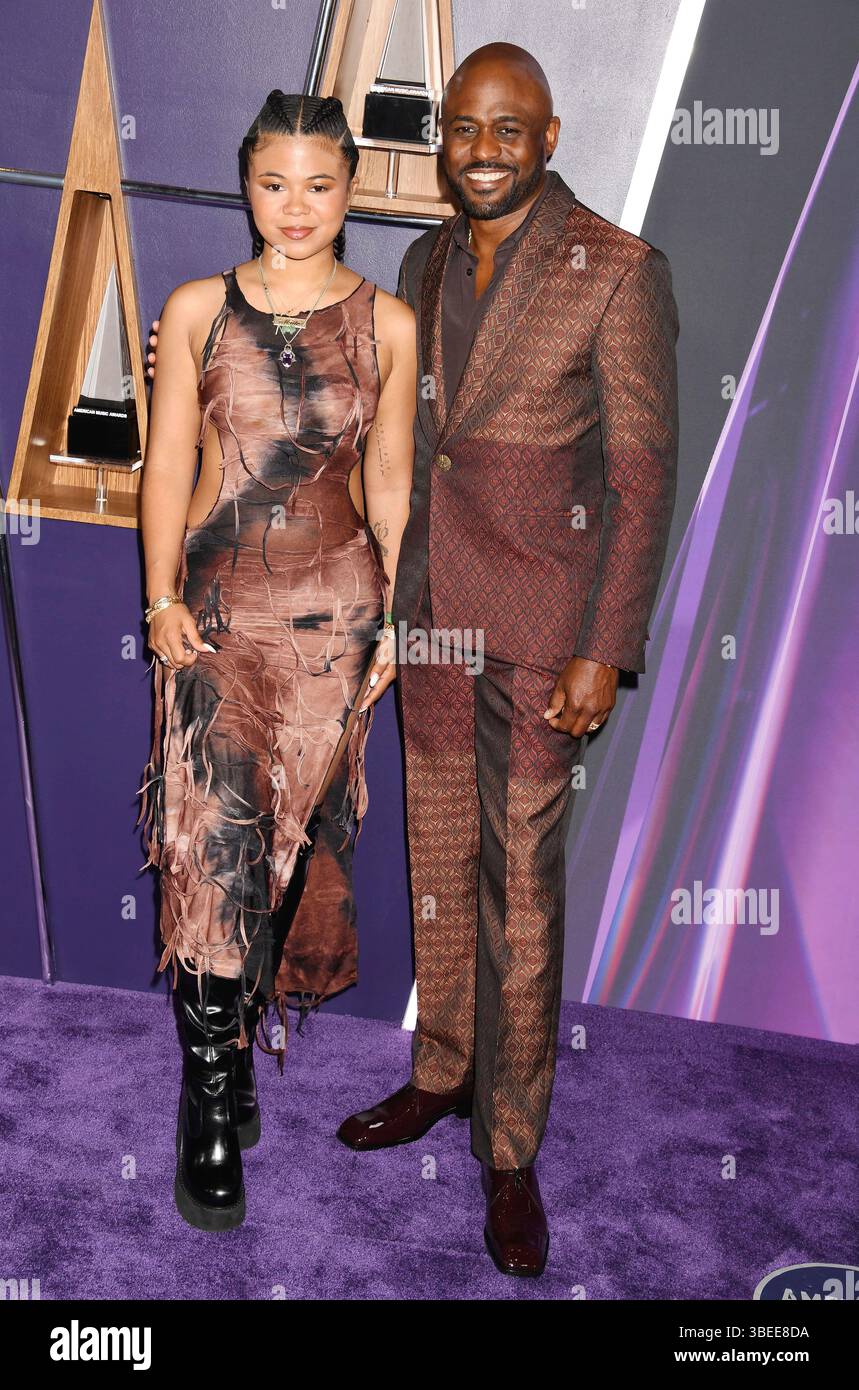 LAS VEGAS, NEVADA - MAY 26: Maile Masako Brady and Wayne Brady attend ...