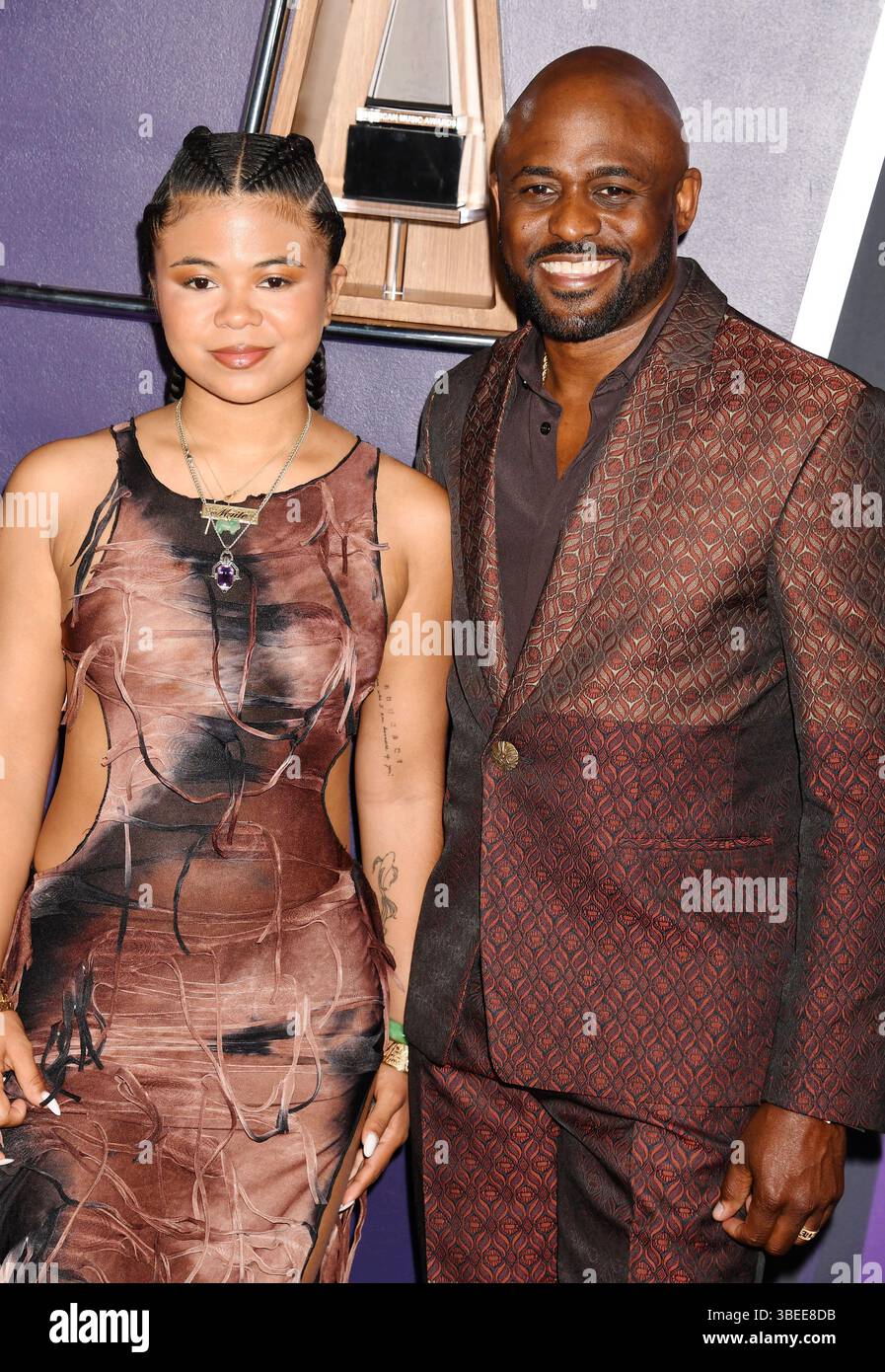LAS VEGAS, NEVADA - MAY 26: Maile Masako Brady and Wayne Brady attend ...