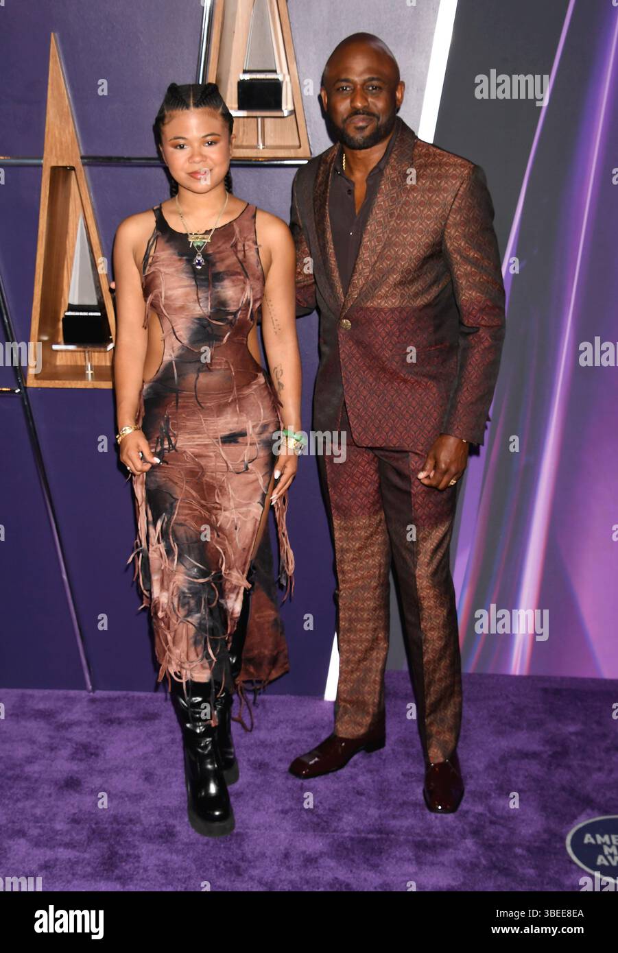 LAS VEGAS, NEVADA - MAY 26: Maile Masako Brady and Wayne Brady attend ...