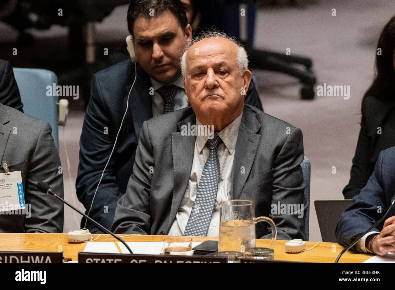 New York, NY, May 28, 2025: Ambassador Riyad Mansour of State of ...