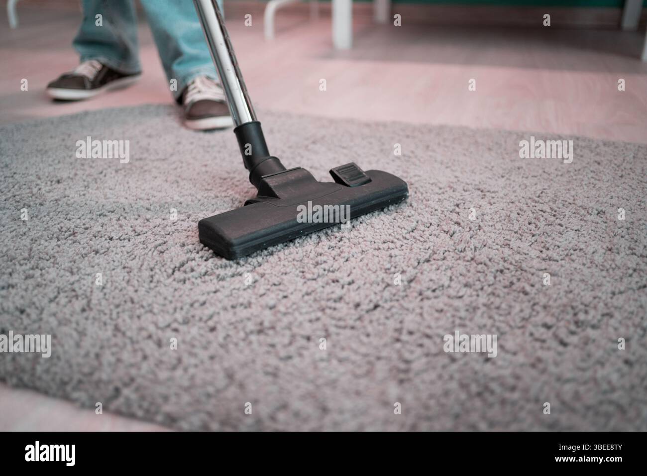Cleans carpet vacuum cleaner hi-res stock photography and images - Alamy