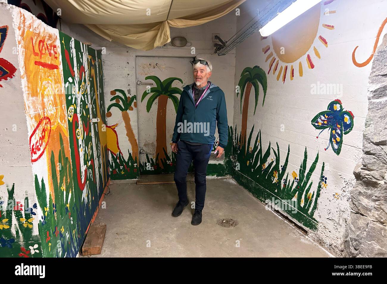 Odd John Resser, Emergency Planning Officer for the municipality, walks ...