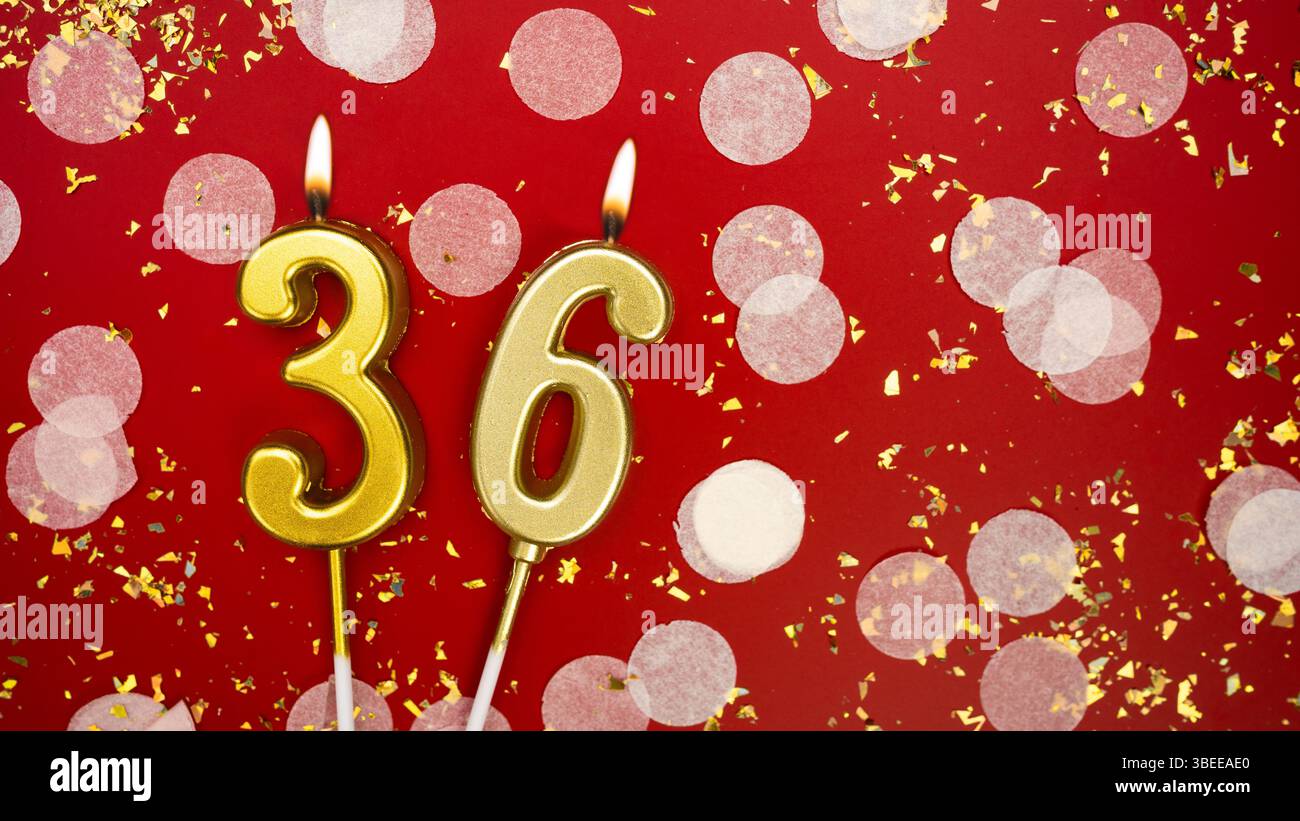 Golden digit thirty six hi-res stock photography and images - Alamy