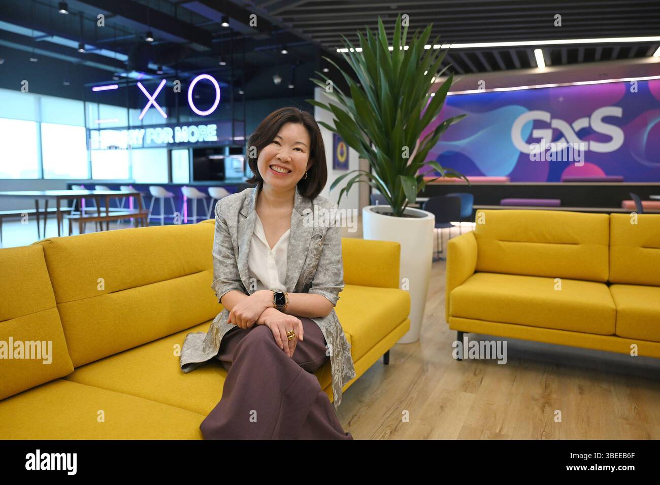 Lai Pei-Si, the new CEO of GXS Group, the digital bank set up as a 60: ...