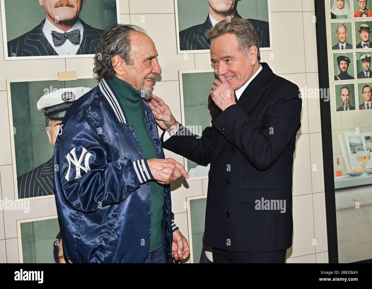 F. Murray Abraham, left, and Bryan Cranston attend the Focus Features ...