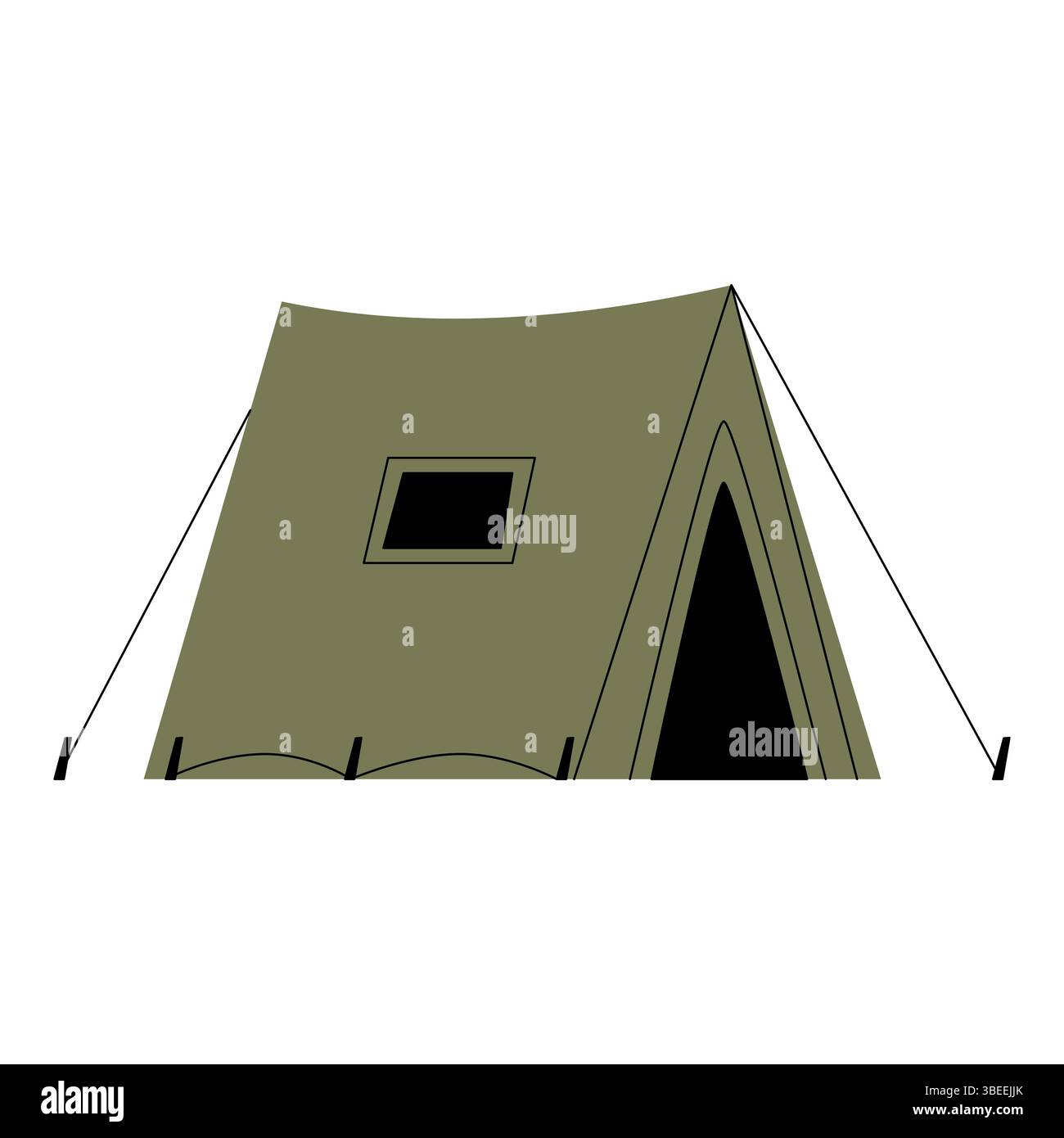 A frame tent Cut Out Stock Images & Pictures - Alamy