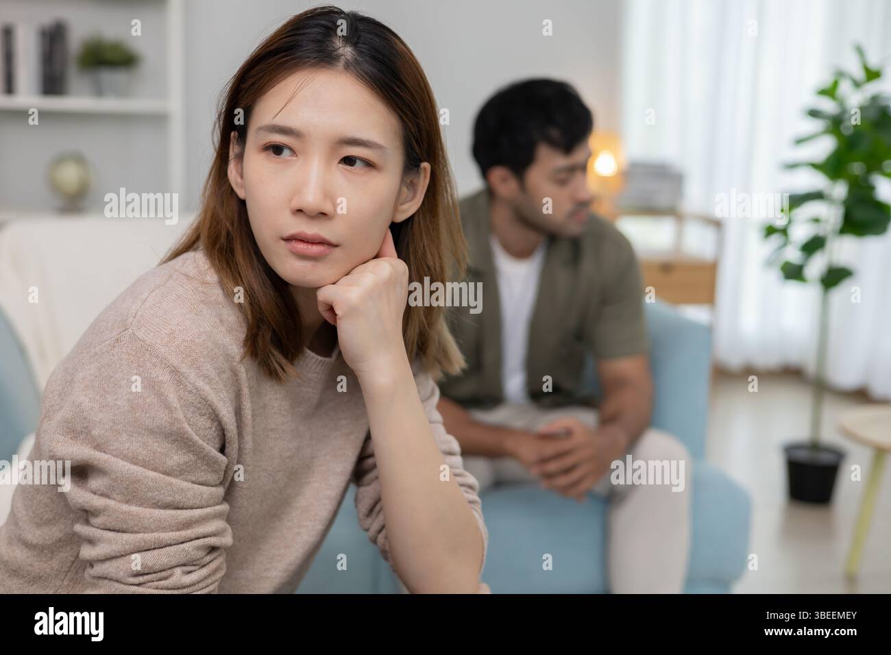 Divorce and quarrels. couples are desperate and disappointed after ...