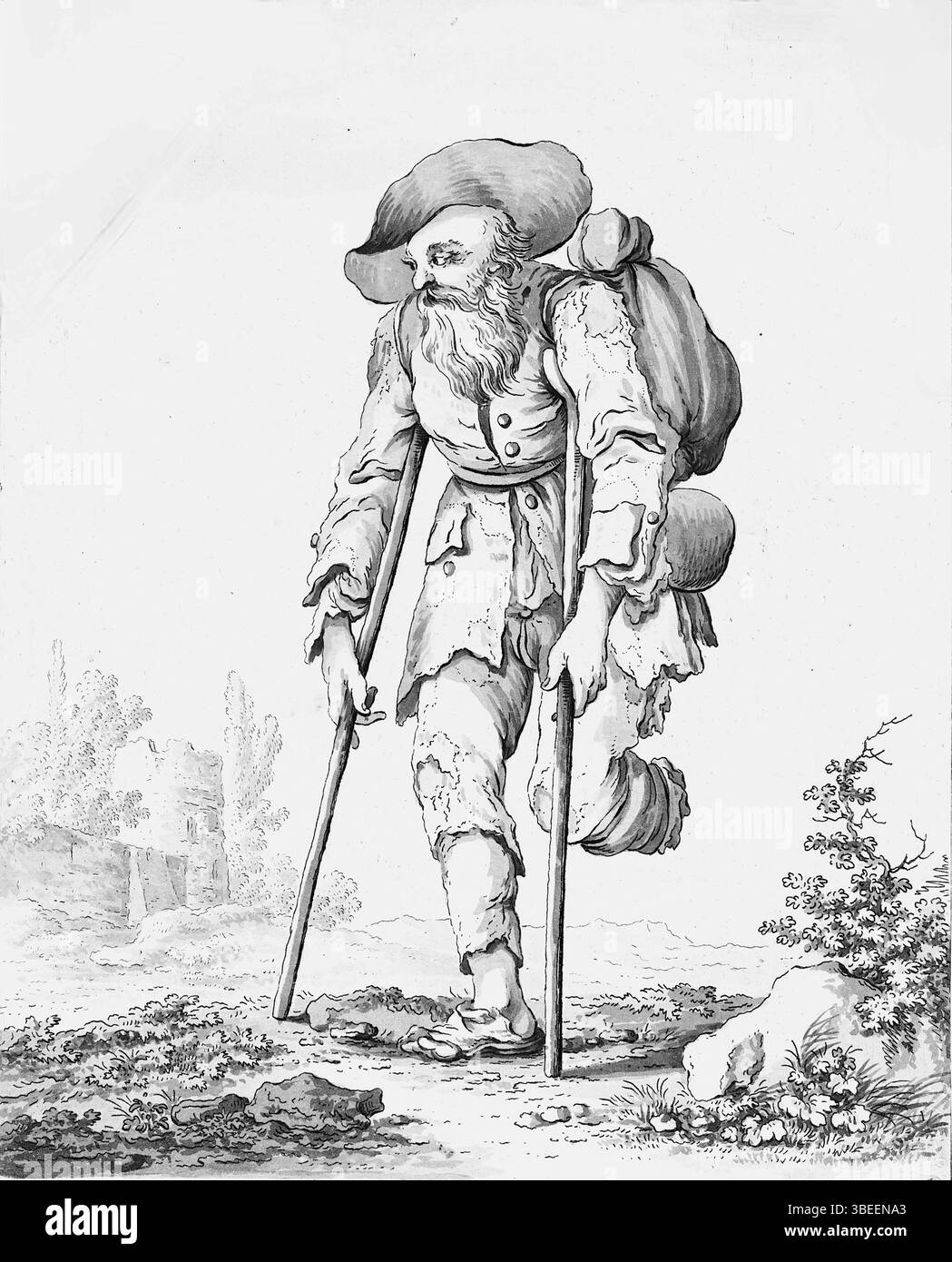 Beggar art Black and White Stock Photos & Images - Alamy