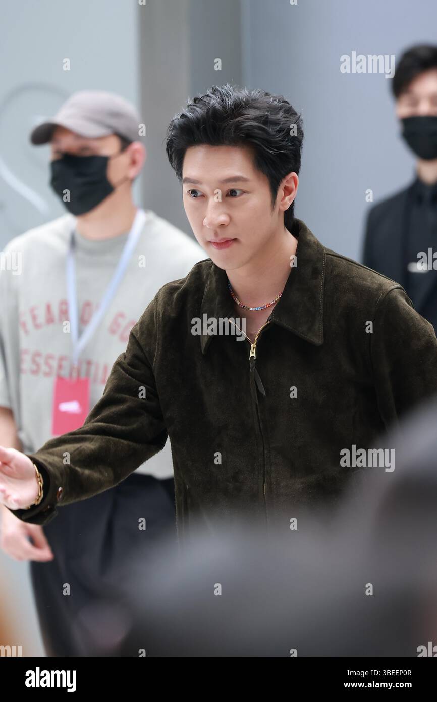 Hong Kong actor Sun Yang attends an activity in Shanghai, China, 15 May ...