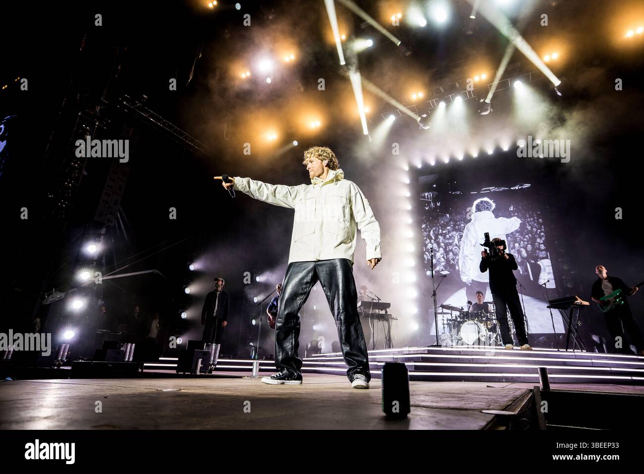 Jelling, Denmark. 28th May, 2025. The Danish pop singer and songwriter ...