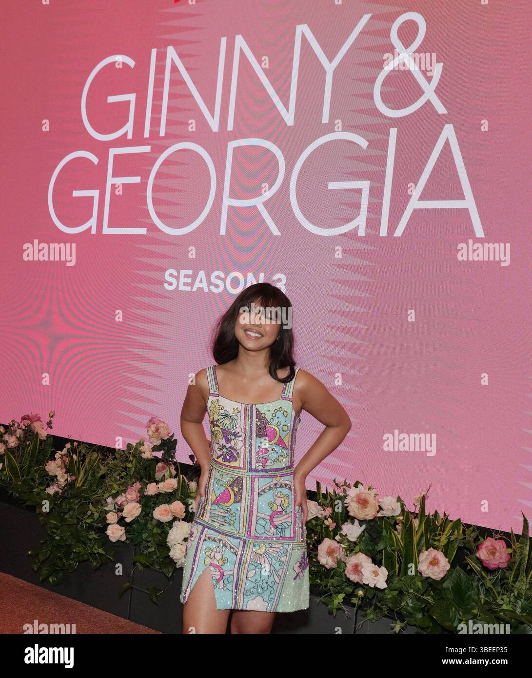 Chelsea Clark arrives at the Netflix's "GINNY & GEORGIA" Season 3 Los ...