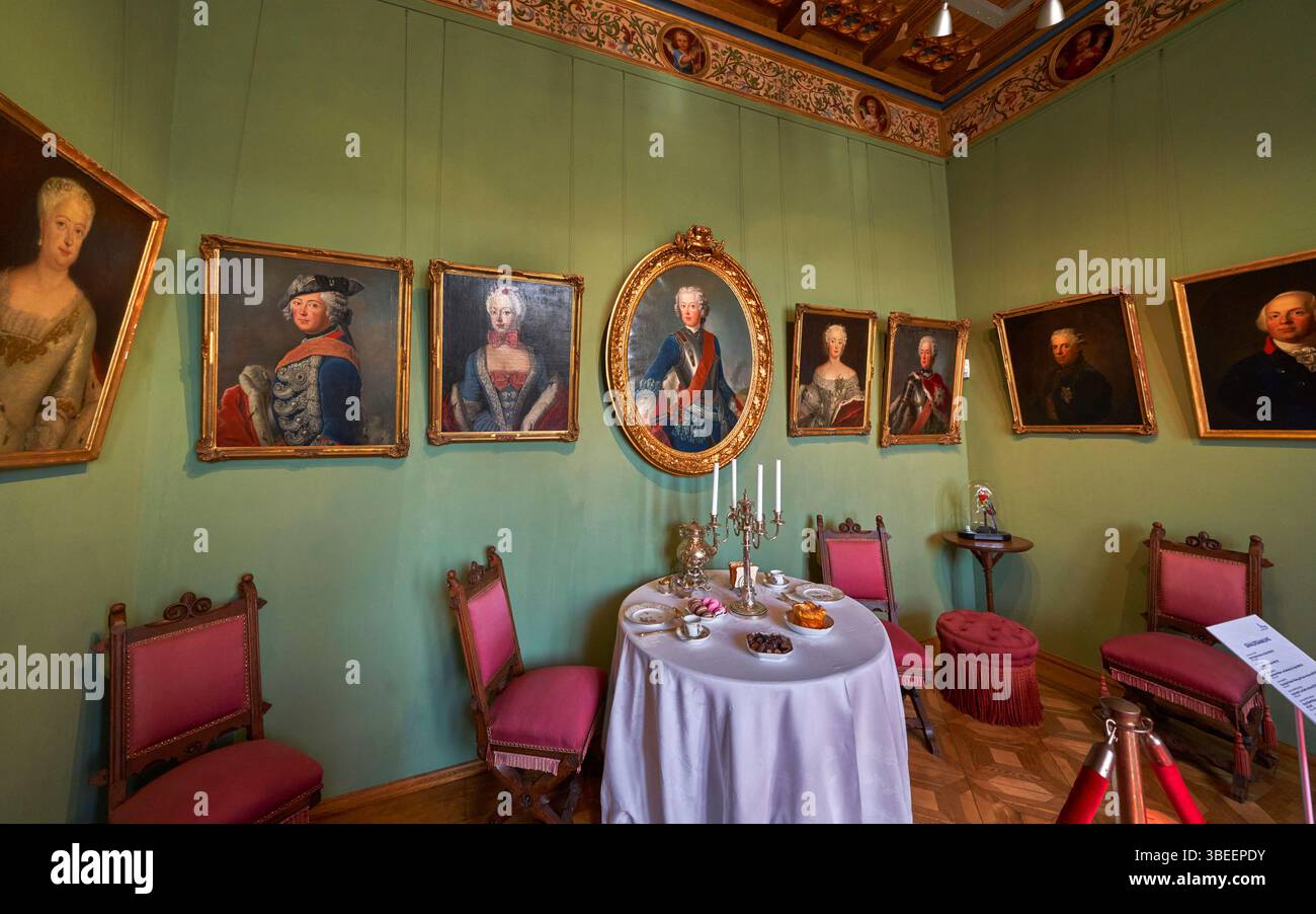 Hohenzollern castle, germany interior hi-res stock photography and ...