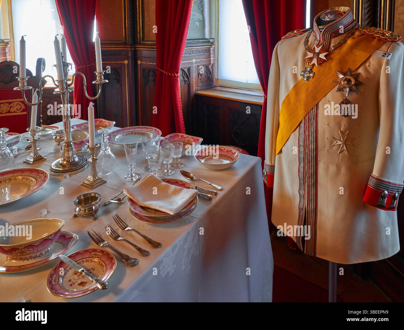 Hohenzollern castle, germany interior hi-res stock photography and ...