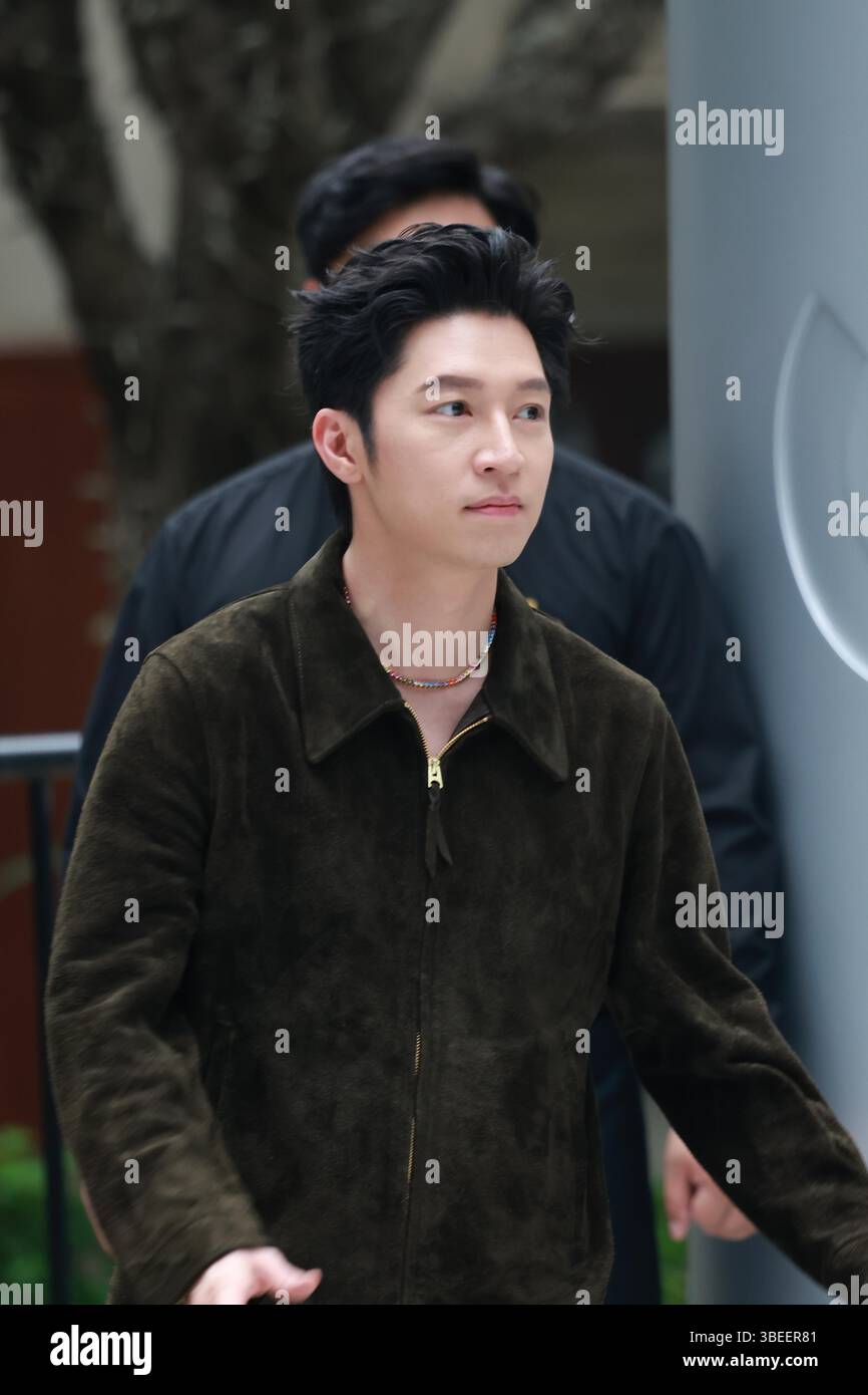 Hong Kong actor Sun Yang attends an activity in Shanghai, China, 15 May ...