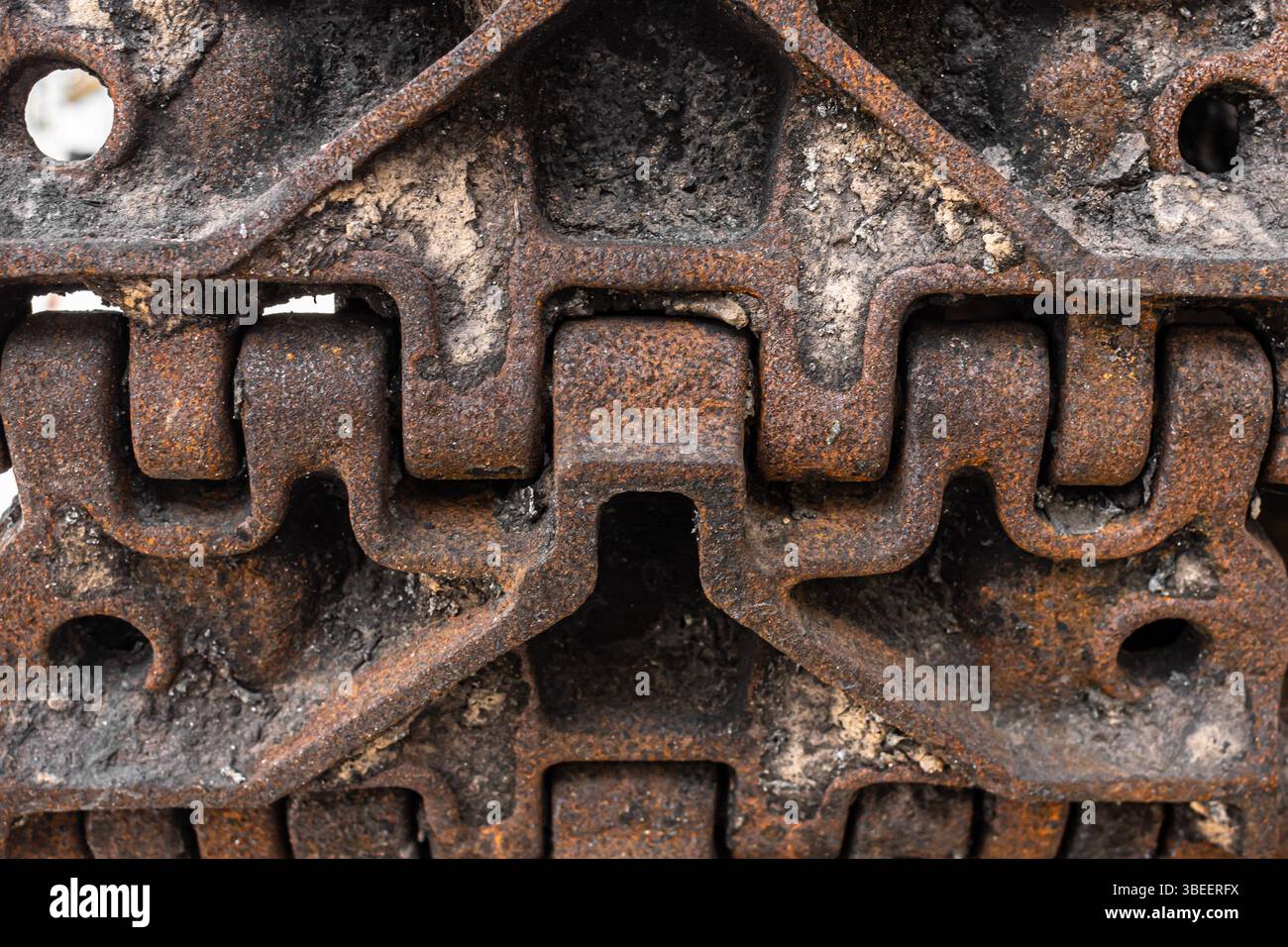 Broken Russian equipment. Transport at war. Combat equipment. Defeated ...