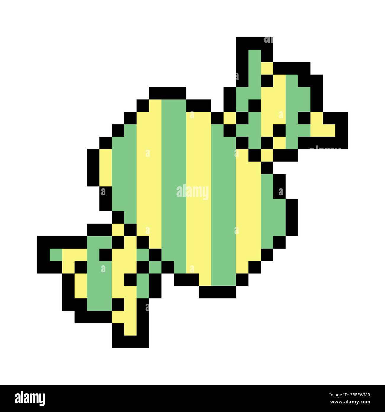 Pixel art candy wrapped in striped colors Stock Vector Image & Art - Alamy