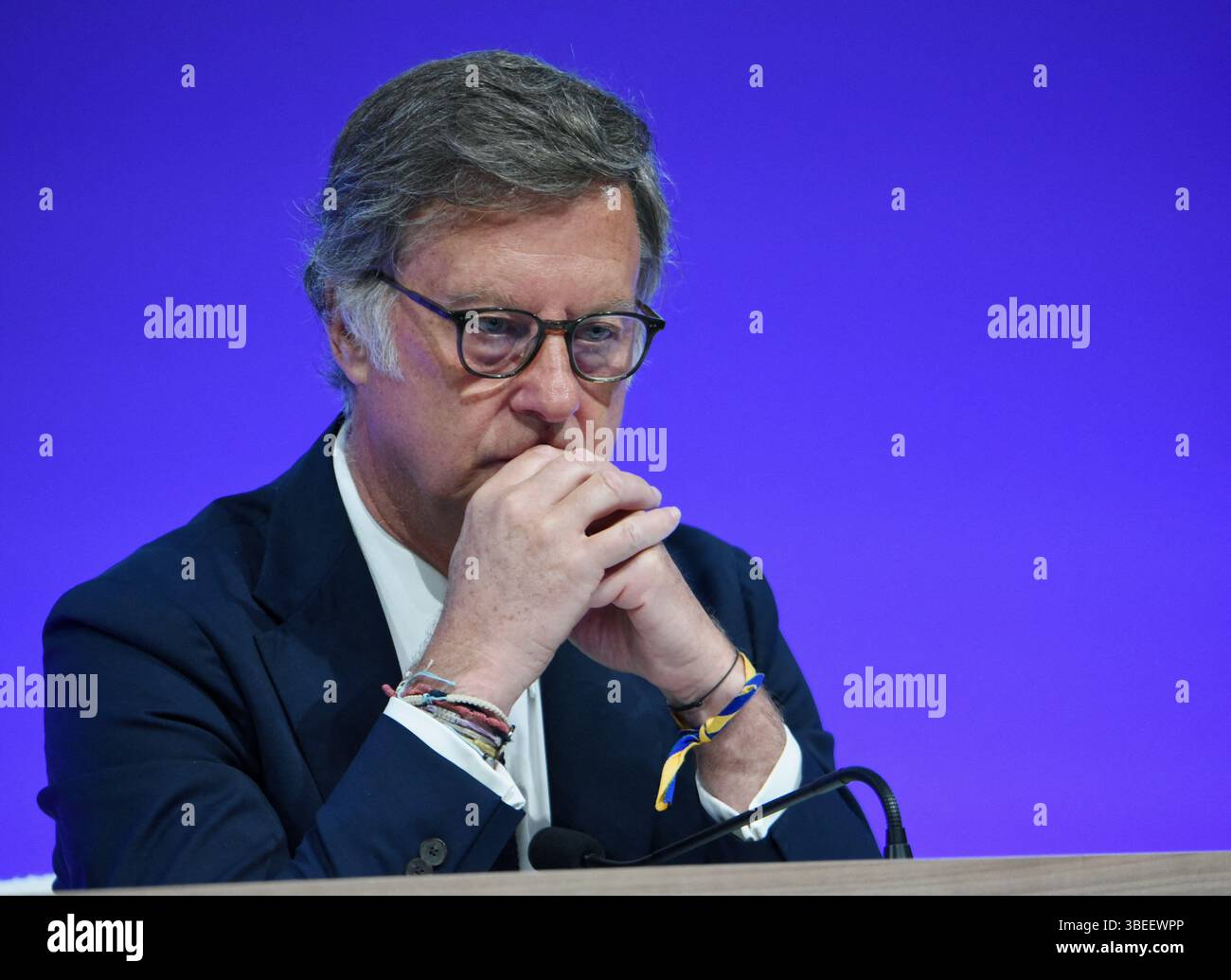 Issy Les Moulineaux, France. 28th May, 2025. CEO of Accor Group Sebastien Bazin during the ...