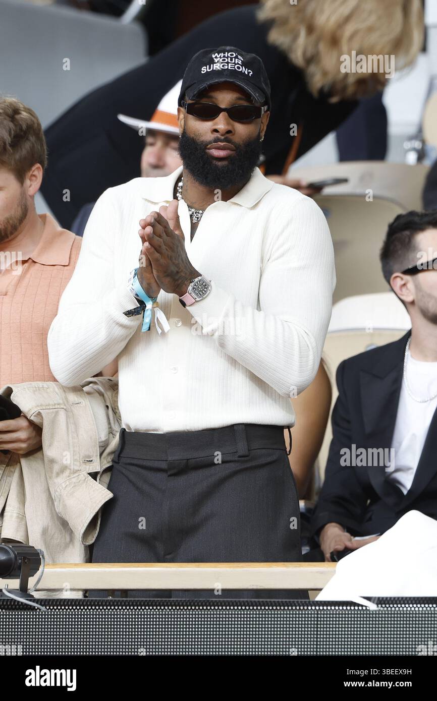 Odell Beckham Jr. during day 4 of Roland-Garros 2025, French Open ...