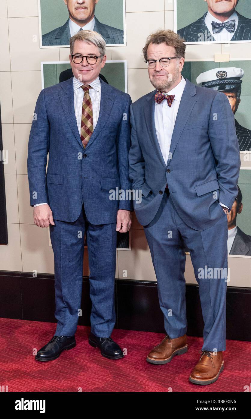 New York, NY, May 28, 2025: Matthew Broderick and Kenneth Lonergan ...