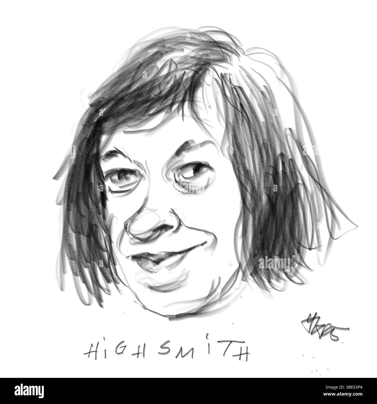 Pencil faces Black and White Stock Photos & Images - Alamy